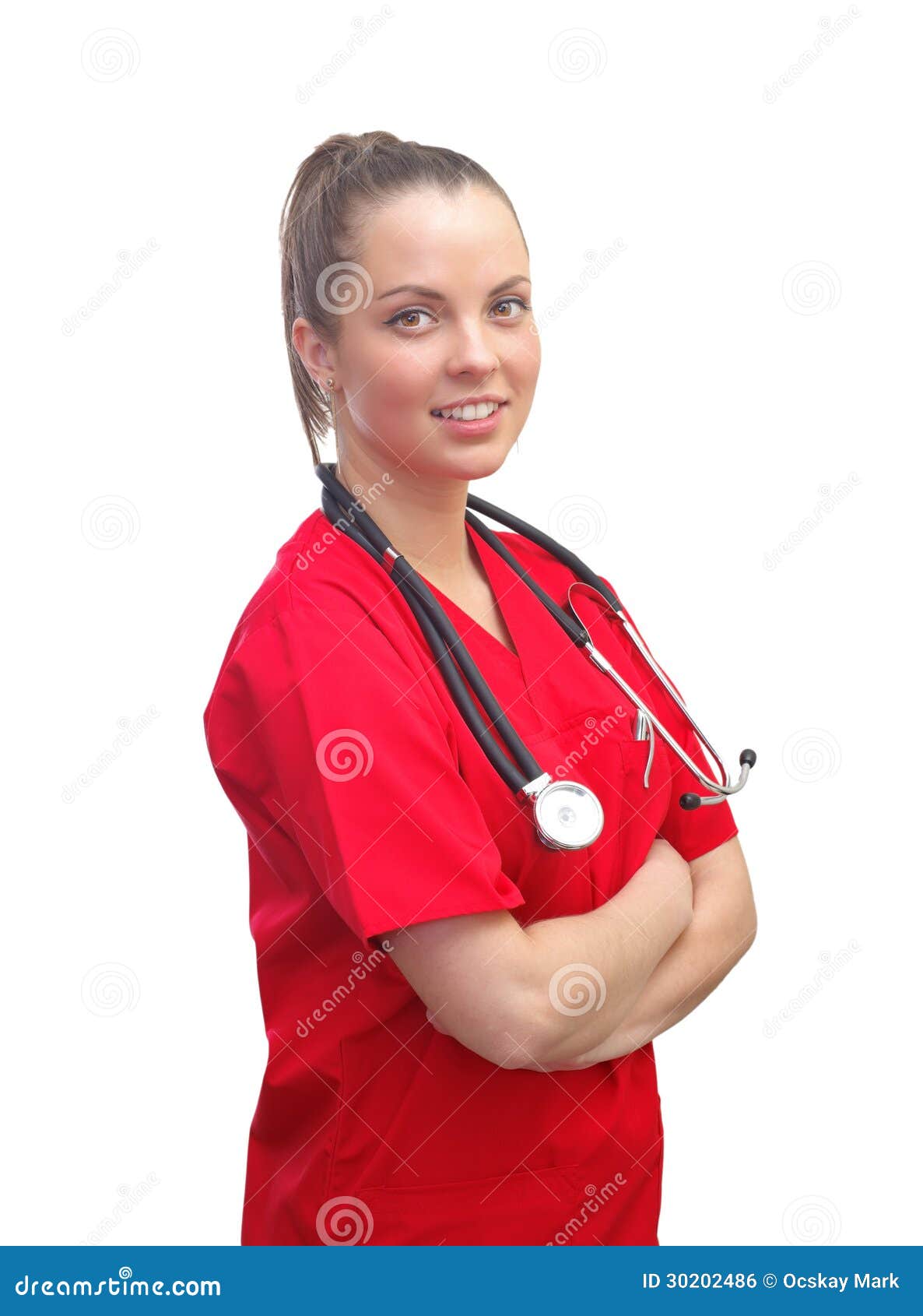 Smiling female doctor stock photo. Image of attractive - 30202486