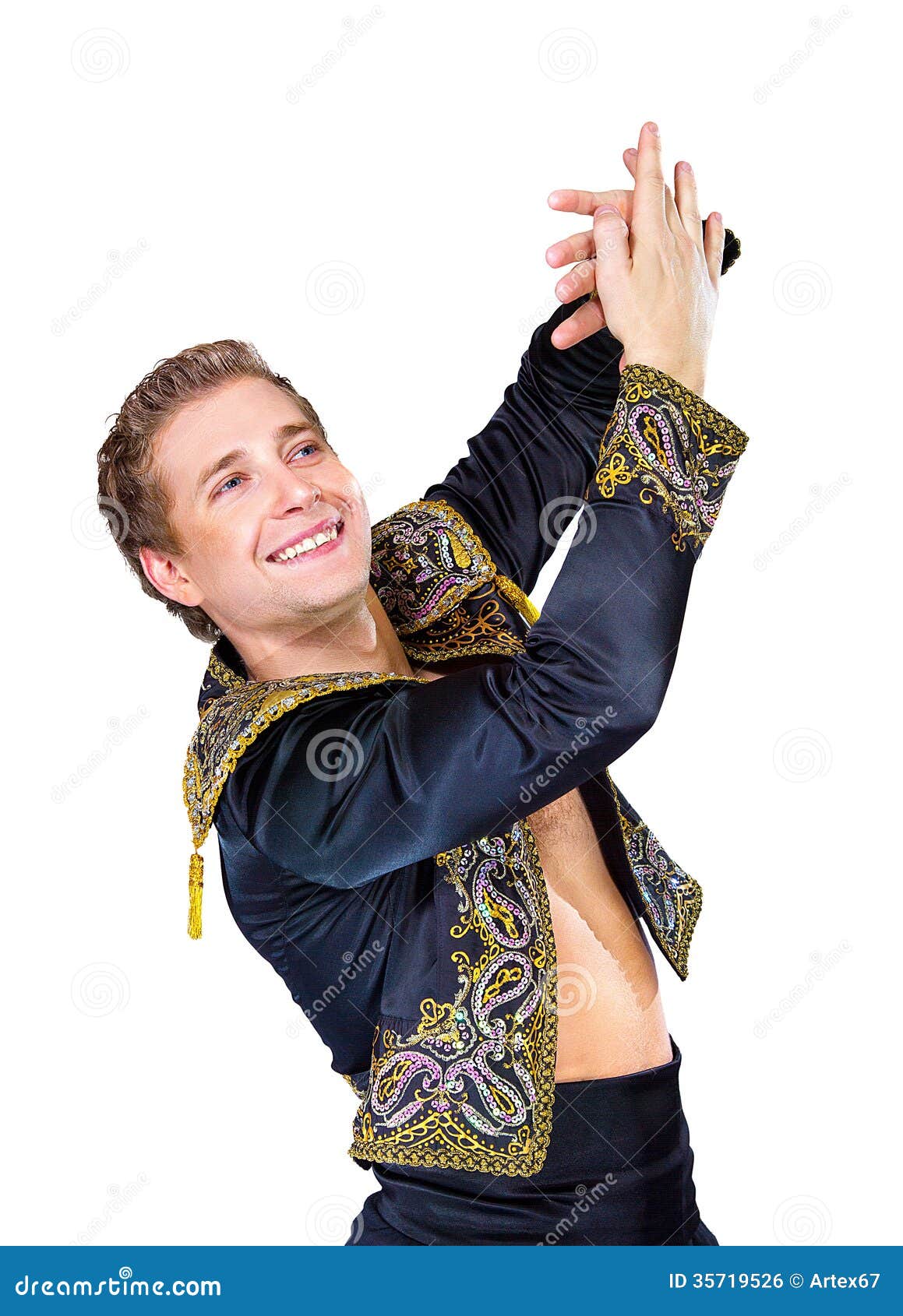 Portrait of a Young Spanish Men in Beautiful Jacket Stock Photo - Image ...