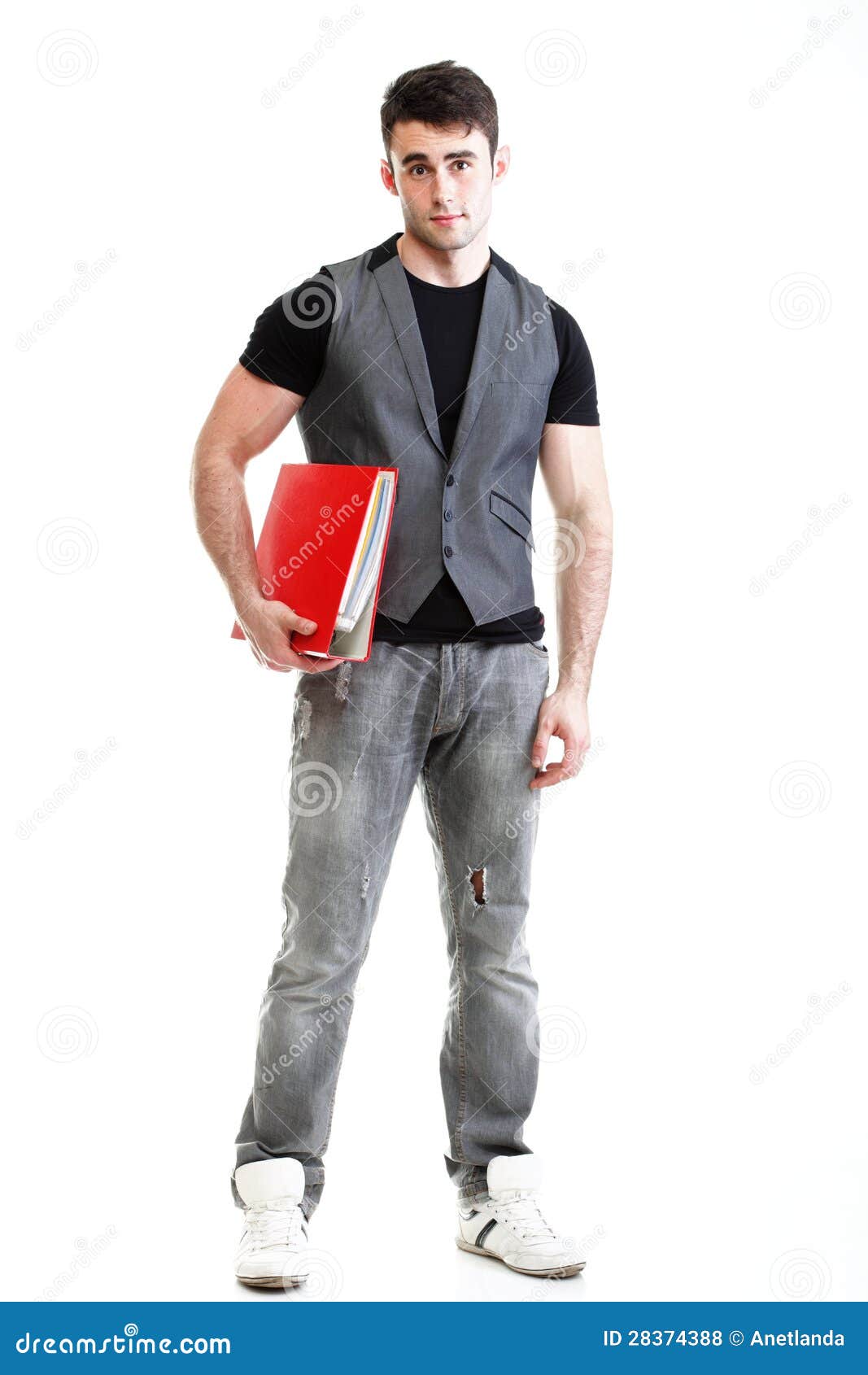 Portrait of Young, Successful, Happy Male Student Isolated Stock Photo ... Portrait of Young, Successful, Happy Male Student Isolated Stock Photo ...