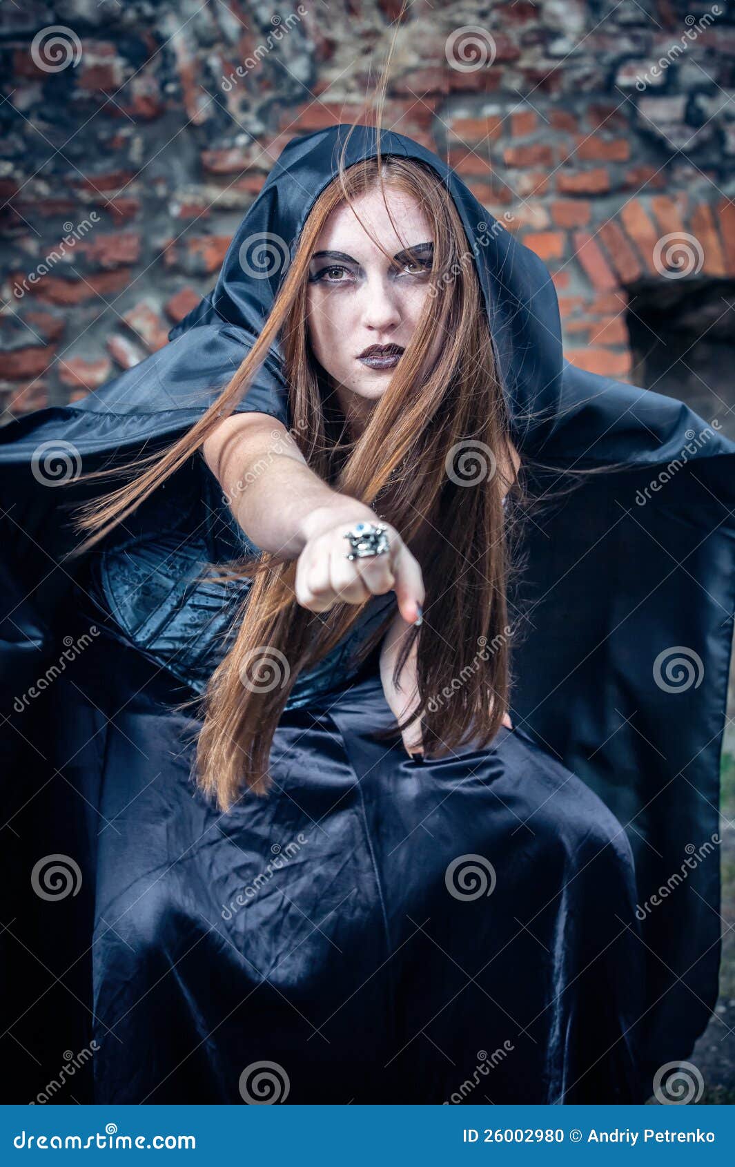 Young Witch Stirring Cauldron Royalty-Free Cartoon | CartoonDealer.com #73344503