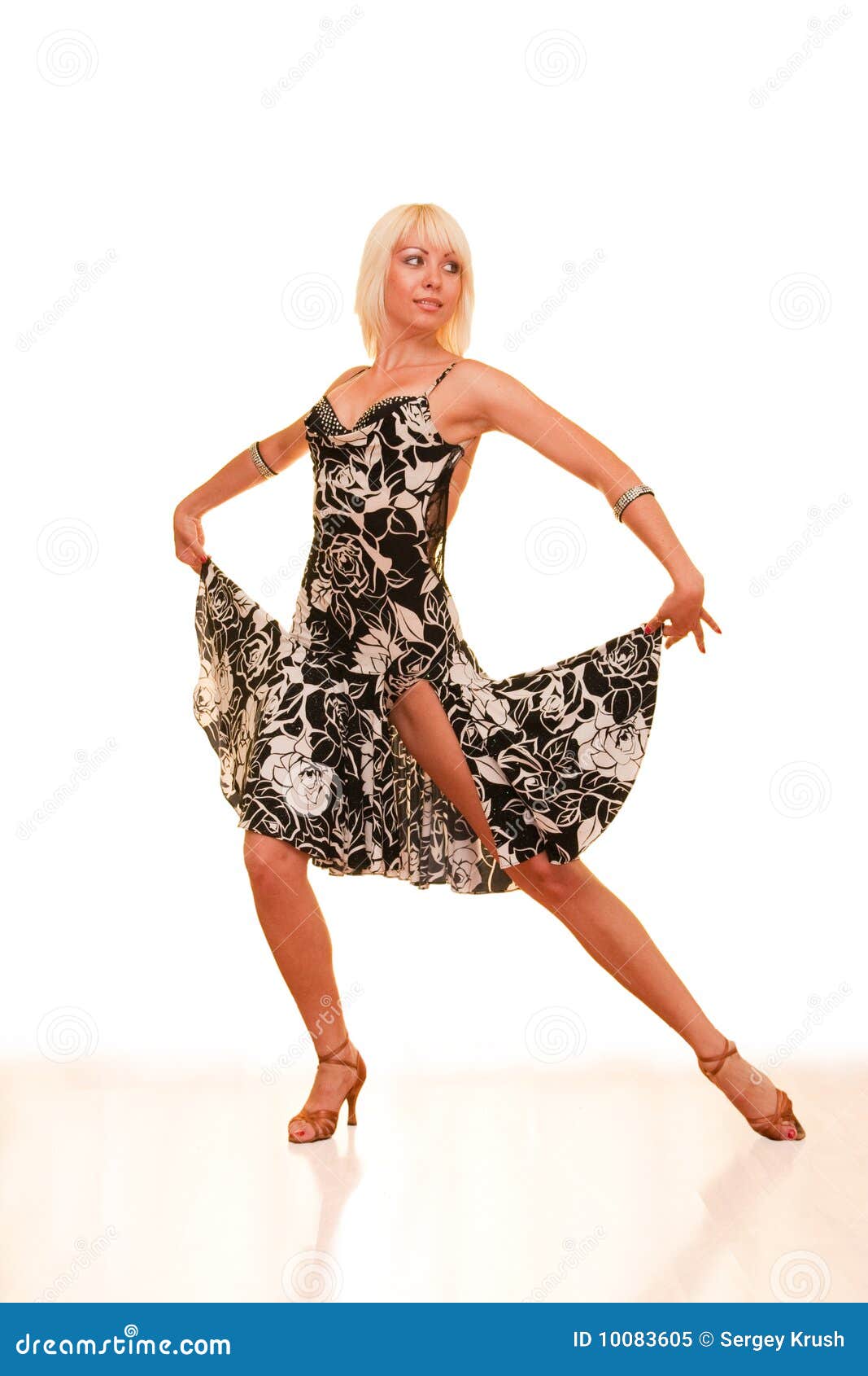 Portrait of a Young Woman in Dance Stock Image - Image of ballet ...
