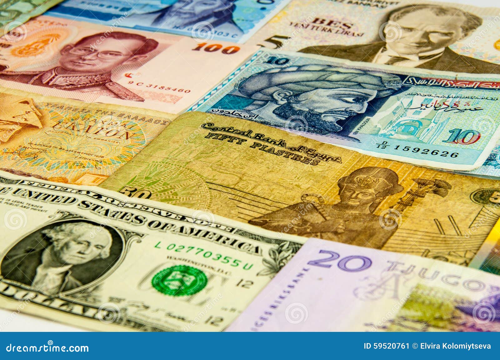 Portraits on the banknotes stock image. Image of currency - 59520761