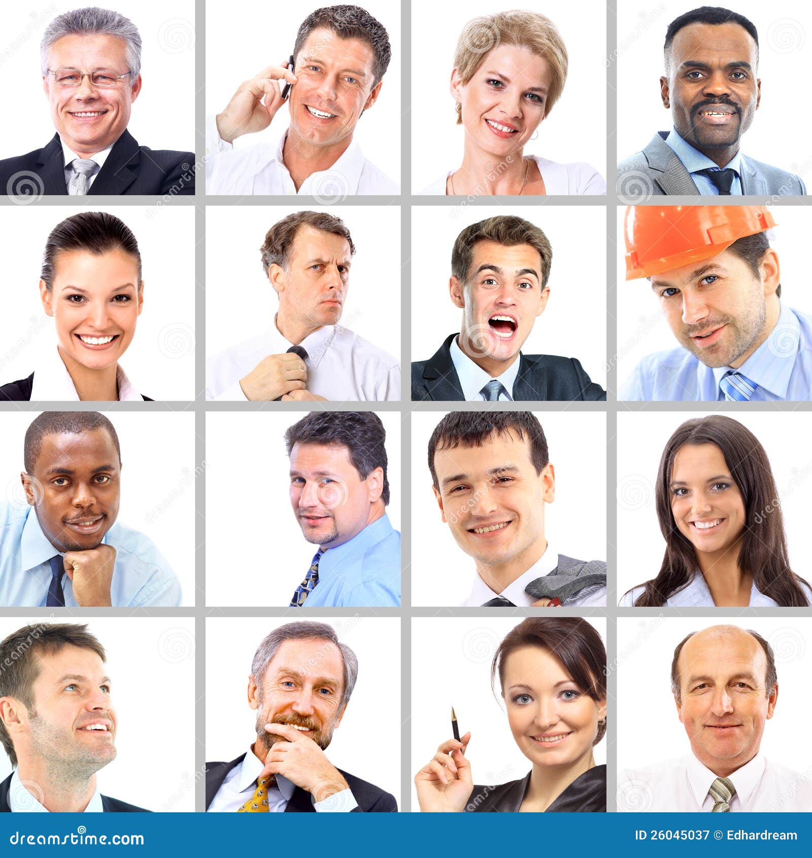 Portraits of Business People Stock Image - Image of group, length: 26045037