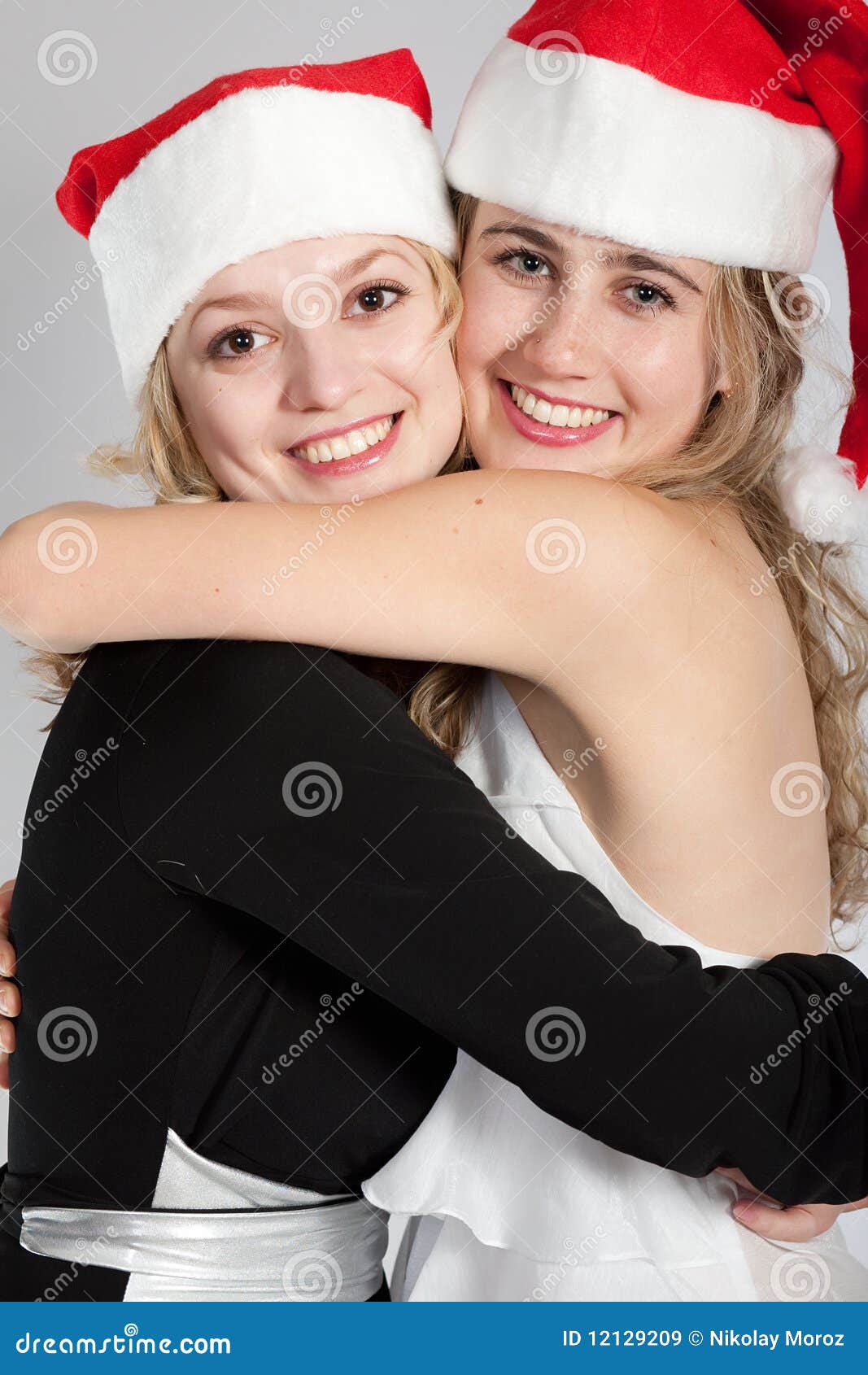 Portraits of Two Beautiful Girls Stock Image - Image of life, lifestyle ...