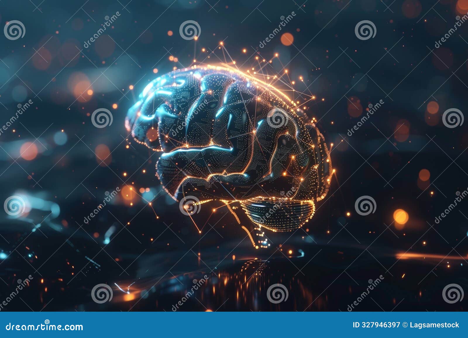 Portrayal of AI Brain with Retrieval Augmented Generation Concepts ...