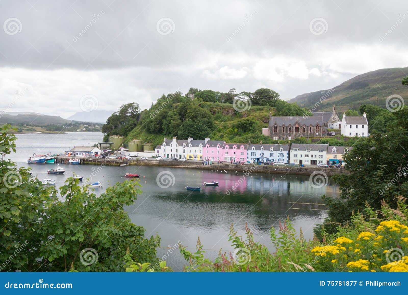 Portree Harbour, Isle of Skye, Scotland Editorial Photography - Image ... Portree Harbour, Isle of Skye, Scotland Editorial Photography - Image ...