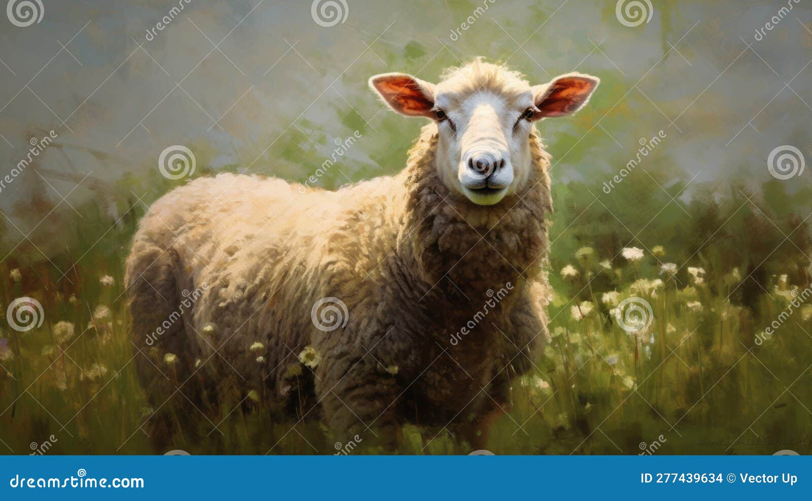 Generative AI. Portret Of A Flamingo Bird, Watercolor Painting. Royalty ...