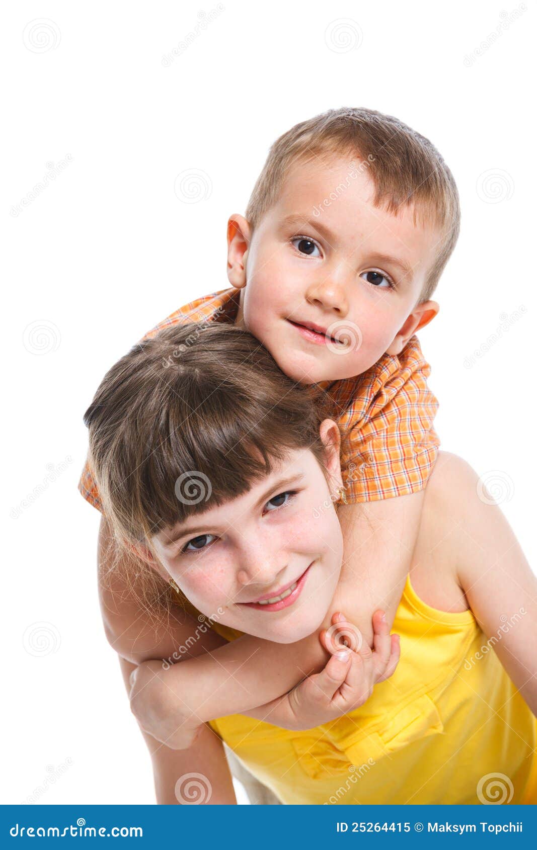 Portret van een kind stock afbeelding. Image of grappig - 25264415