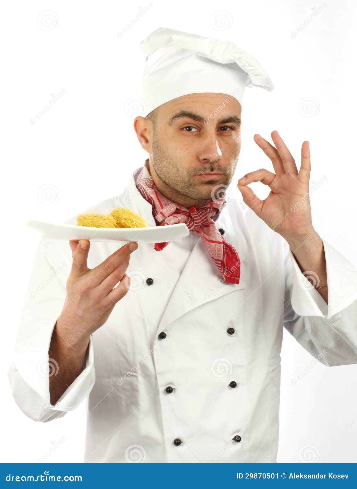 Chef-kok stock afbeelding. Image of voorbereiding, diner - 29870501