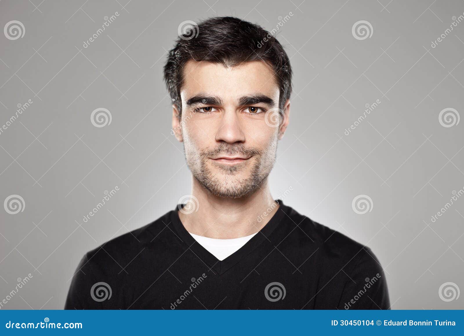 Portret Van Een Normale Jongen Stock Foto - Image of fotografie, studio ...