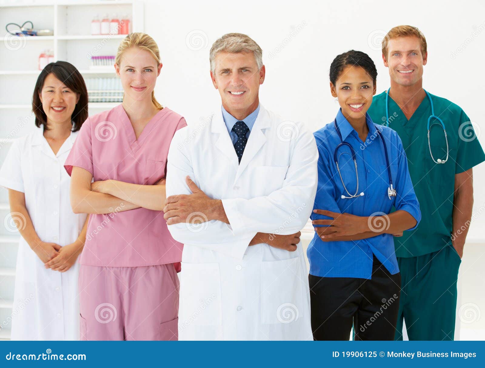 Portret Van Medische Beroeps Stock Afbeelding - Image of kliniek ...