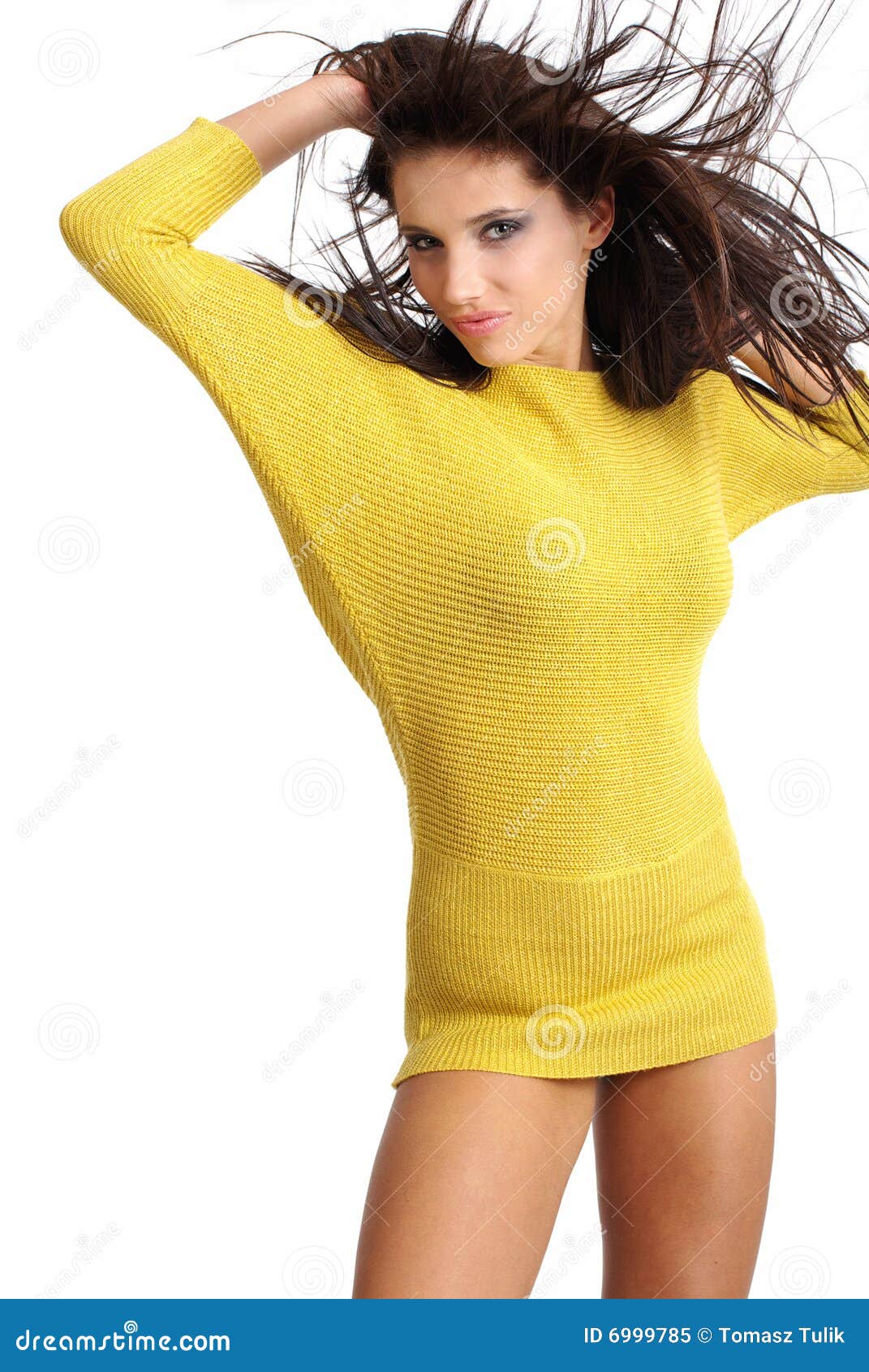 Portret Van Sexy Vrouw Stock Afbeelding Image Of Wijfje 6999785