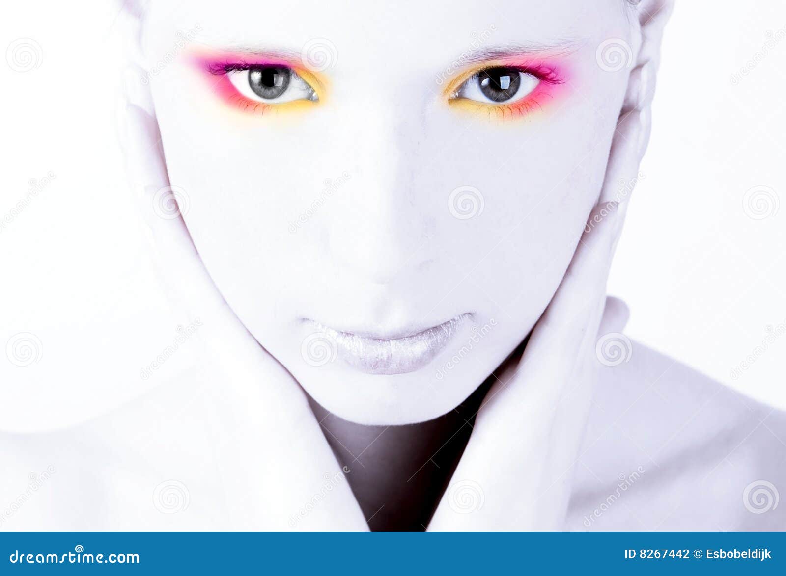 Portret Woman High Key stock photo. Image of macro, detail - 8267442