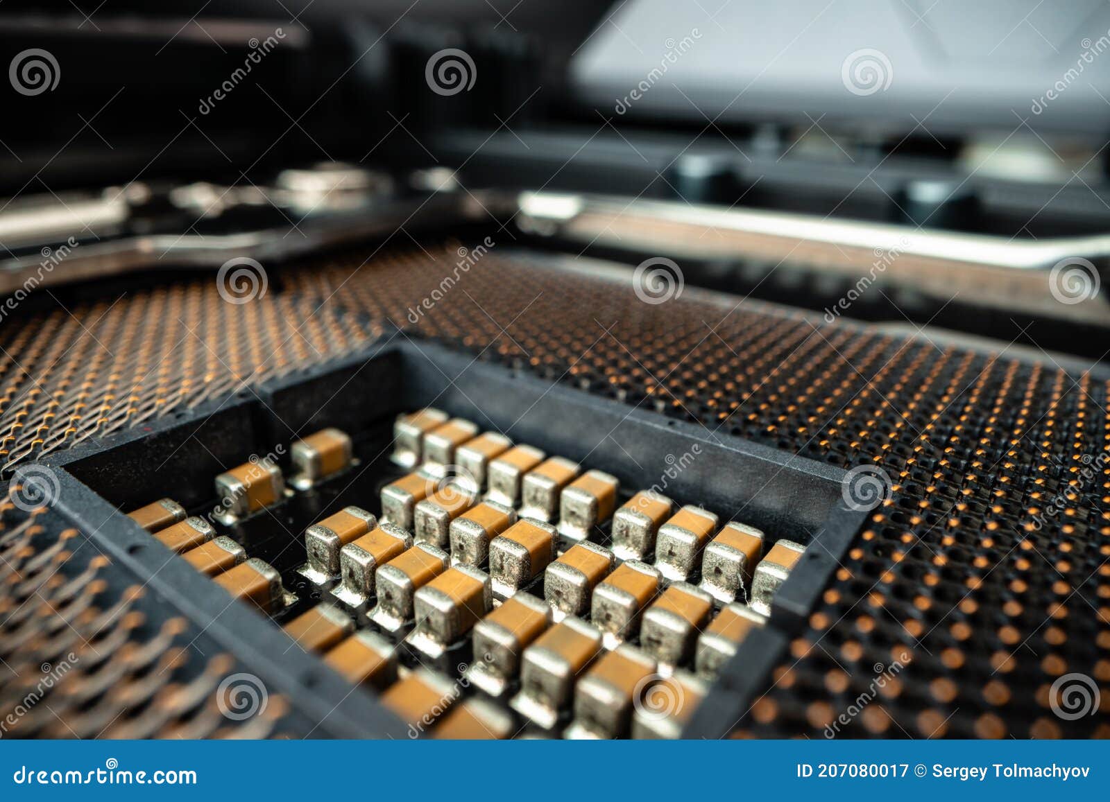Ports and Outputs at Computer System Unit Macro Stock Image - Image of ...