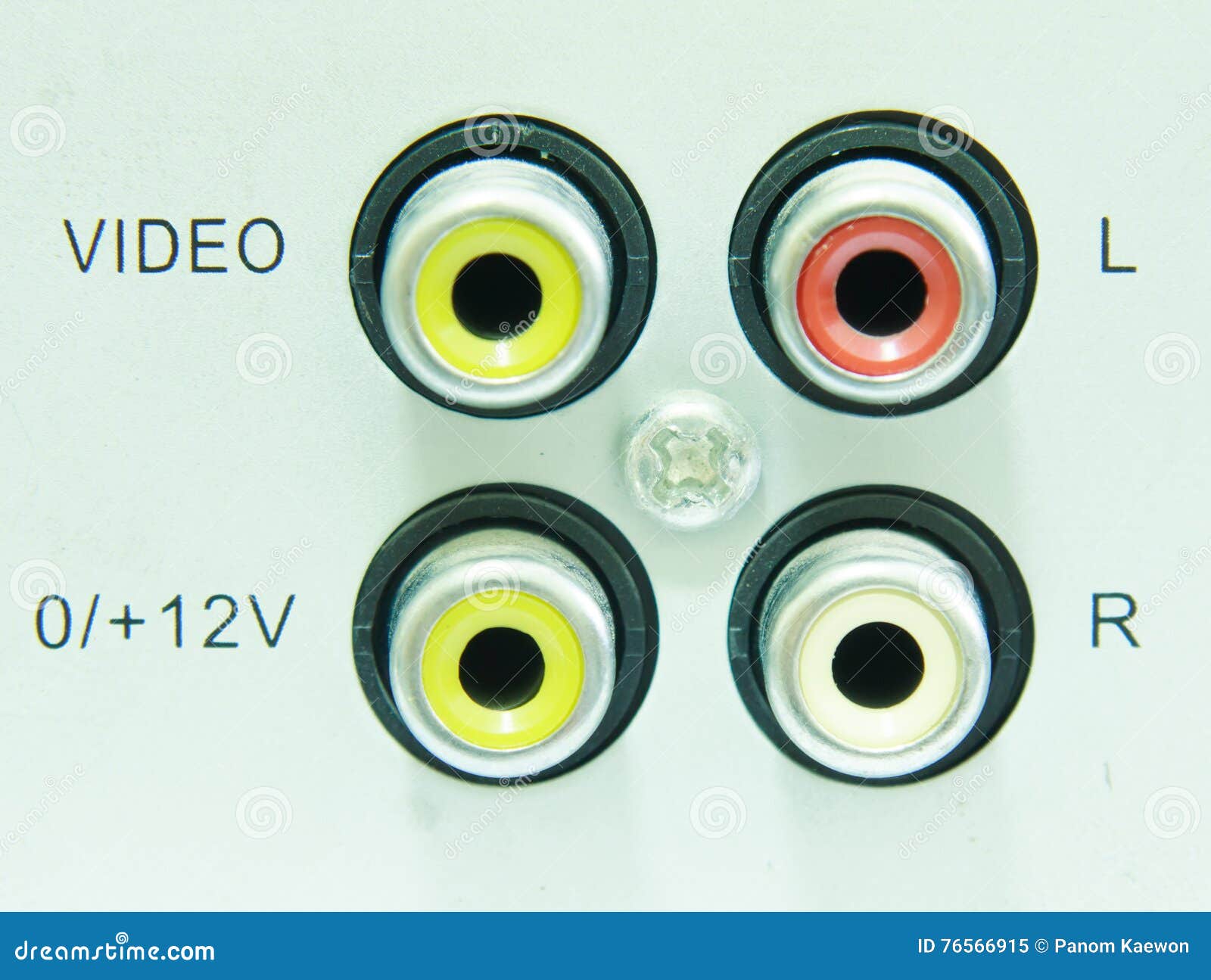 Ports on Video stock image. Image of electronics, port - 76566915