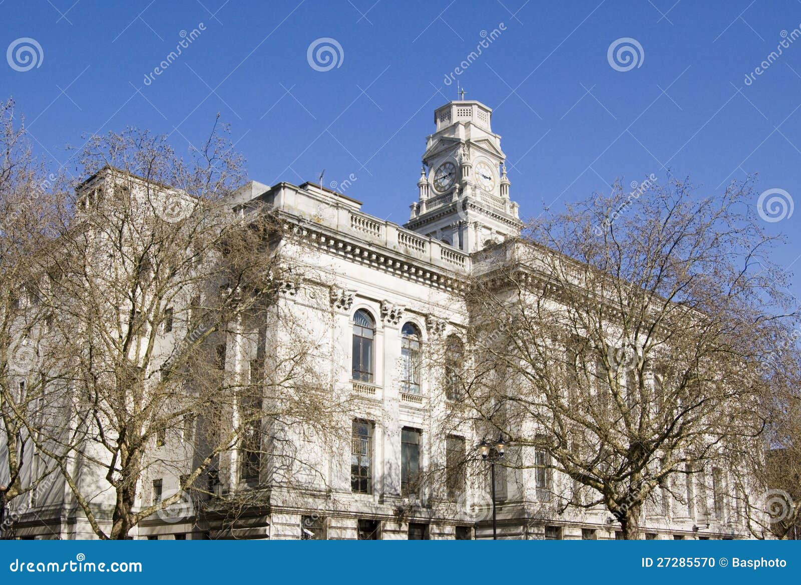 Portsmouth Guildhall, Hampshire Stock Photo - Image of hall, concert ...