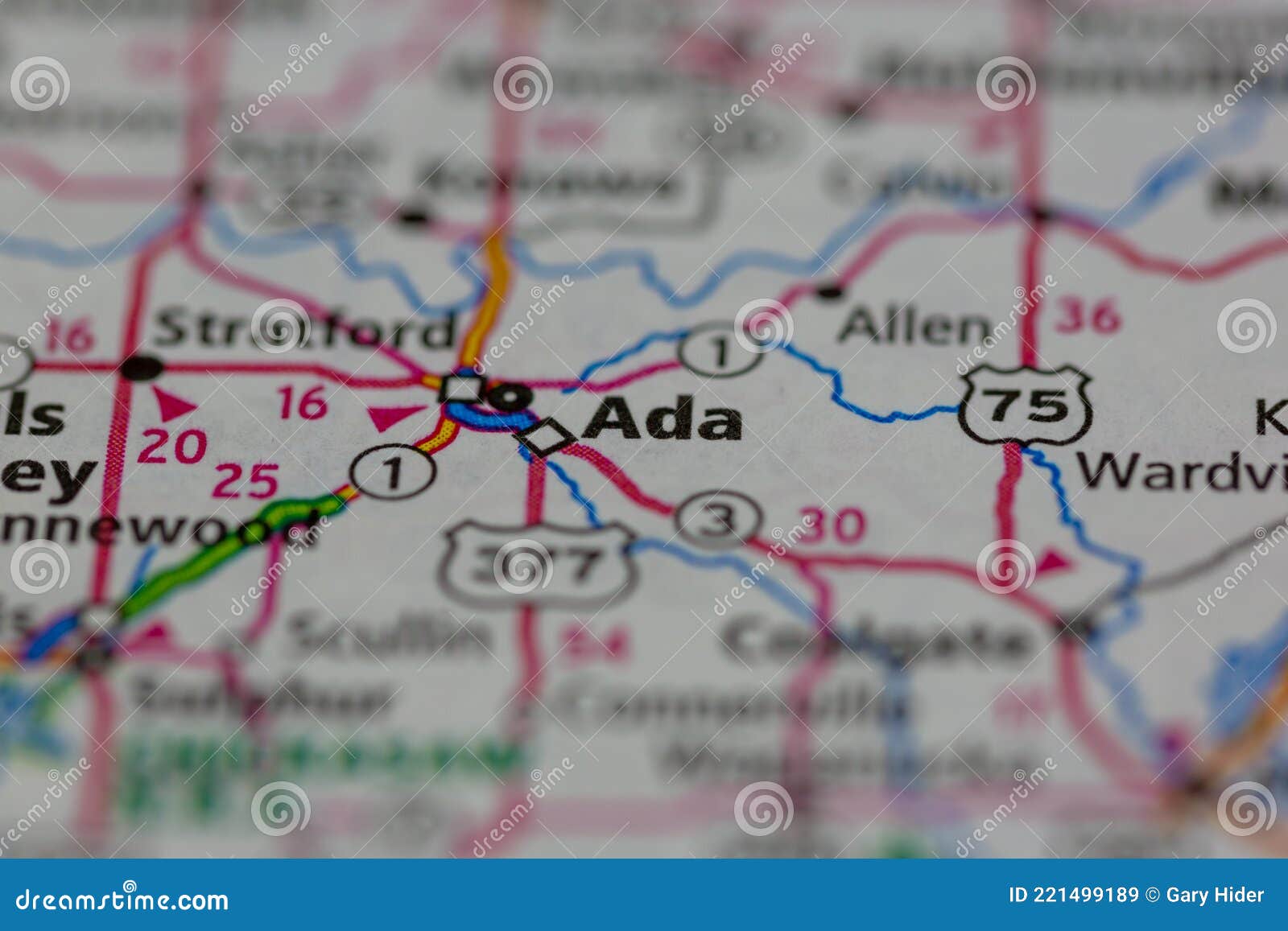 06-15-2021 Portsmouth, Hampshire, UK, Ada Oklahoma USA Shown on a ... 06-15-2021 Portsmouth, Hampshire, UK, Ada Oklahoma USA Shown on a ...