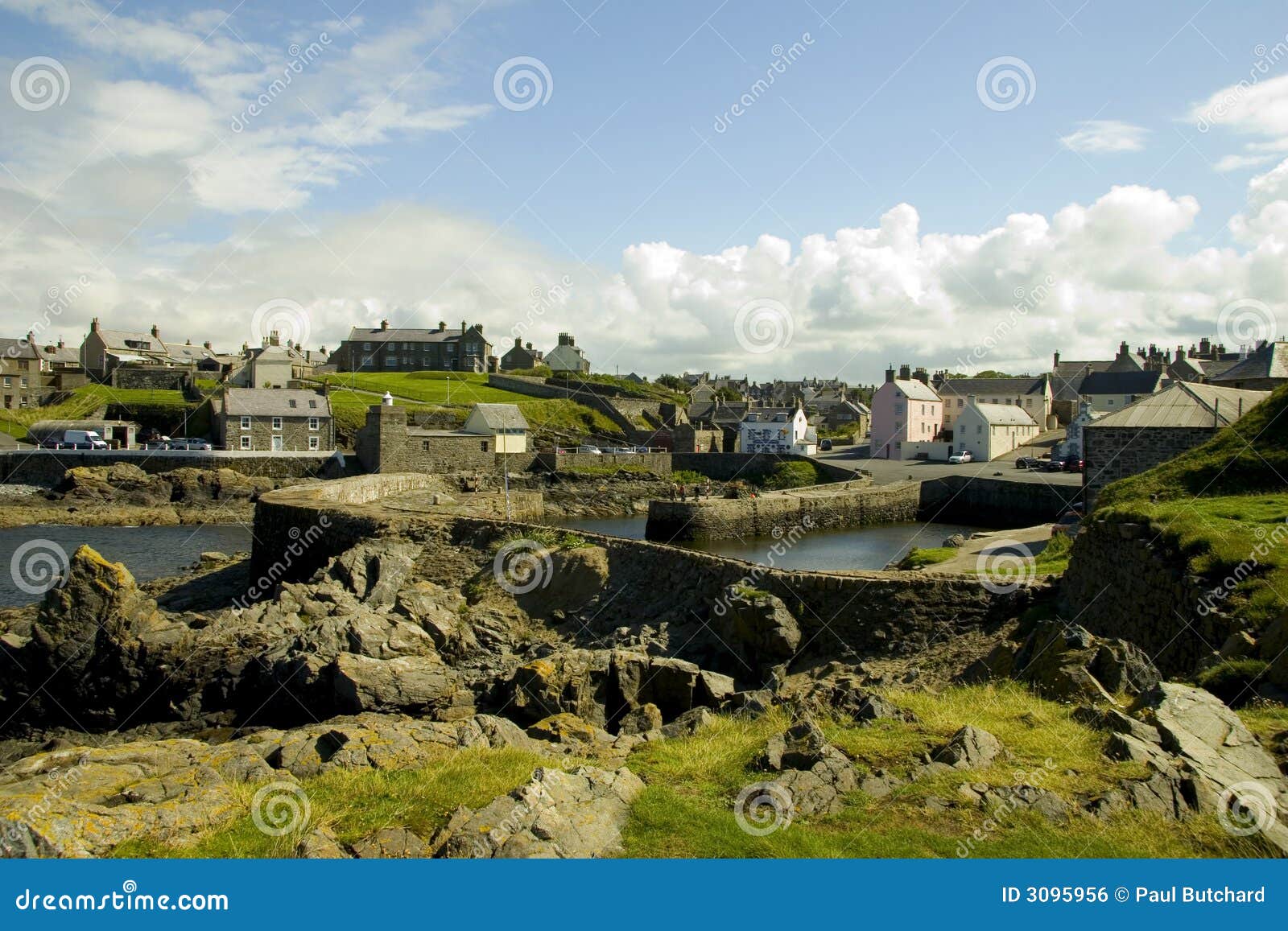 Portsoy Harbour, Scotland stock photo. Image of ocean - 3095956