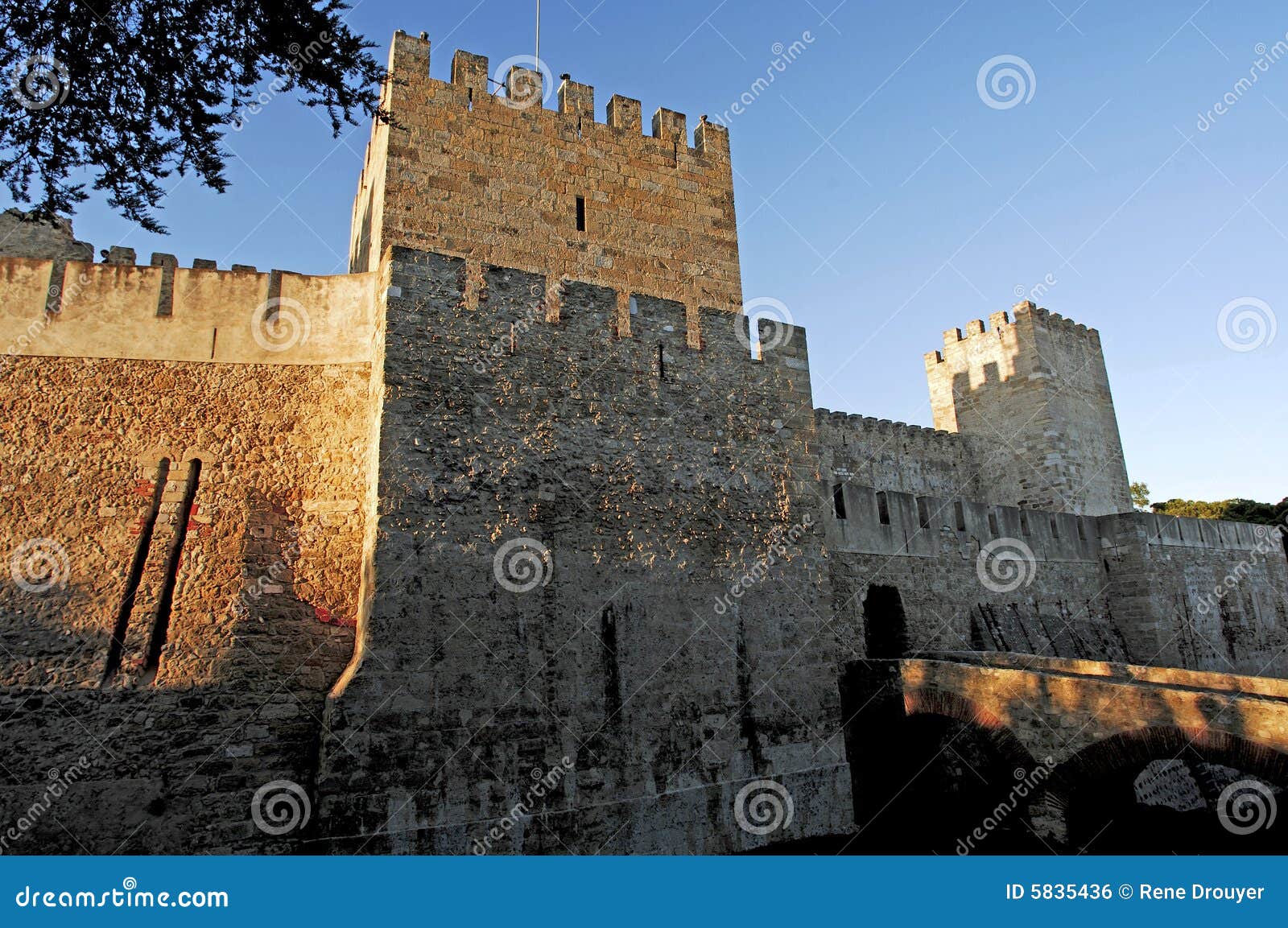 Portugal, Lisbon: Castle of Lisbon Stock Photo - Image of visit, europe ...