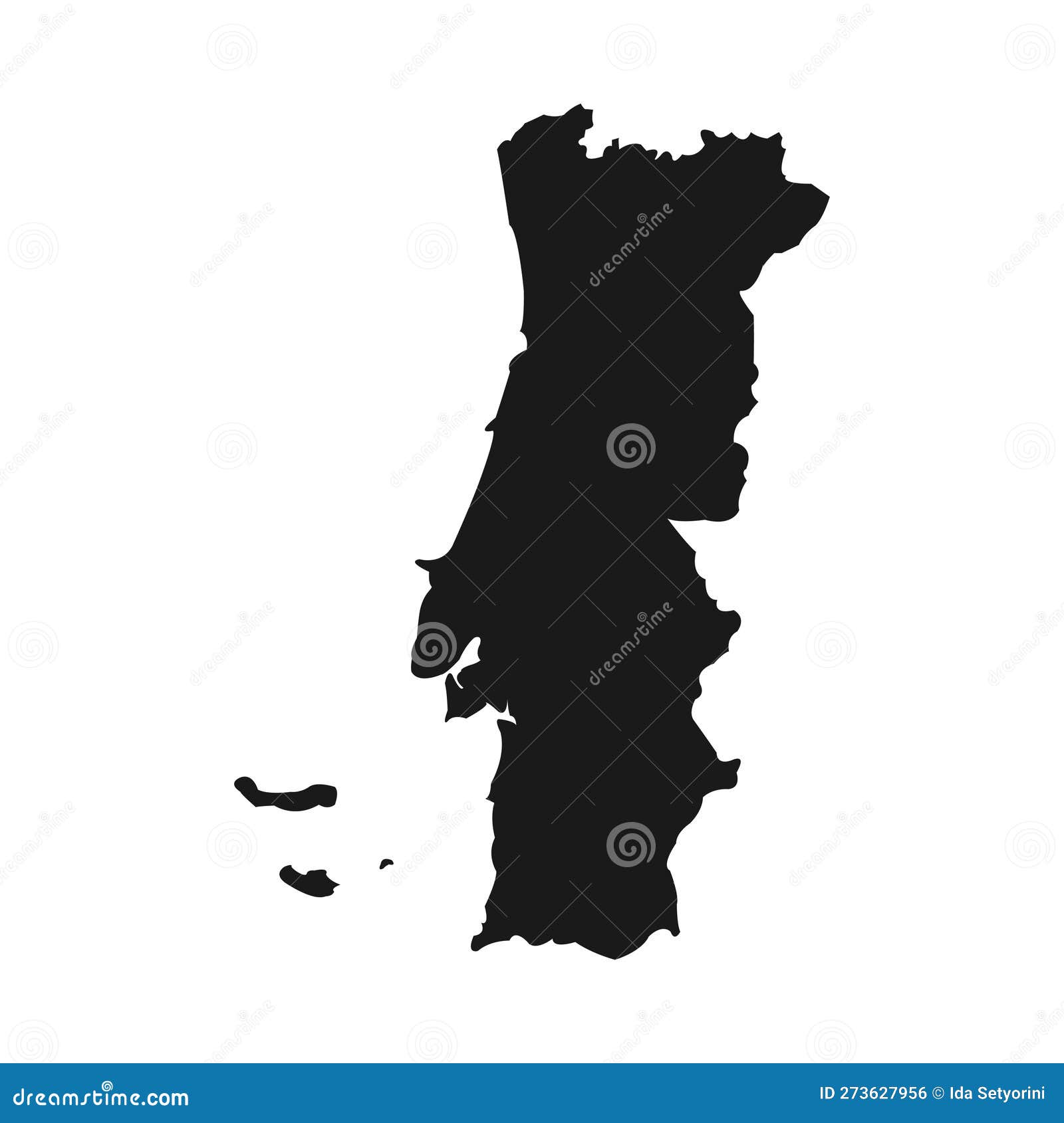 Portugal map icon vector stock illustration. Illustration of abstract ...