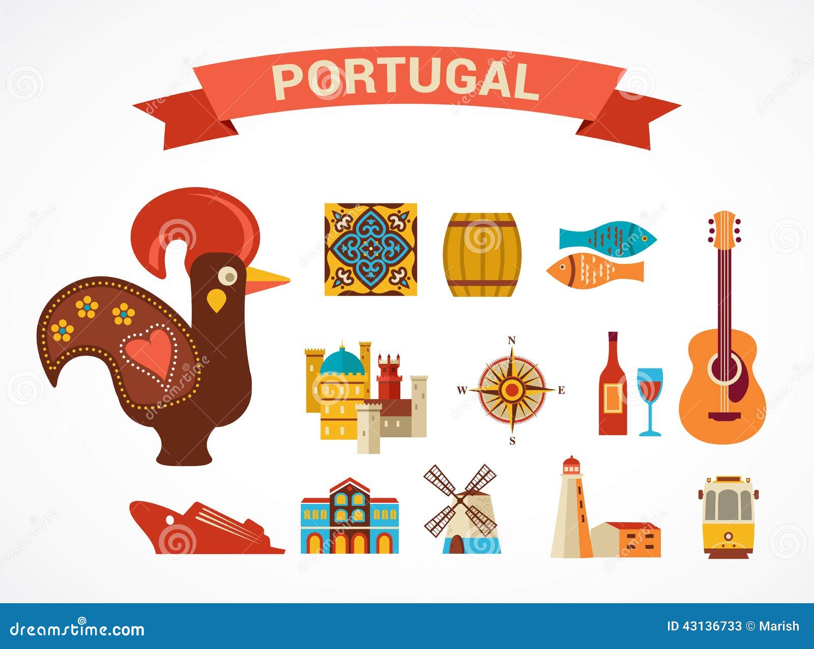 Portugal - Set of Vector Icons Stock Vector - Illustration of sintra ... Portugal - Set of Vector Icons Stock Vector - Illustration of sintra ...
