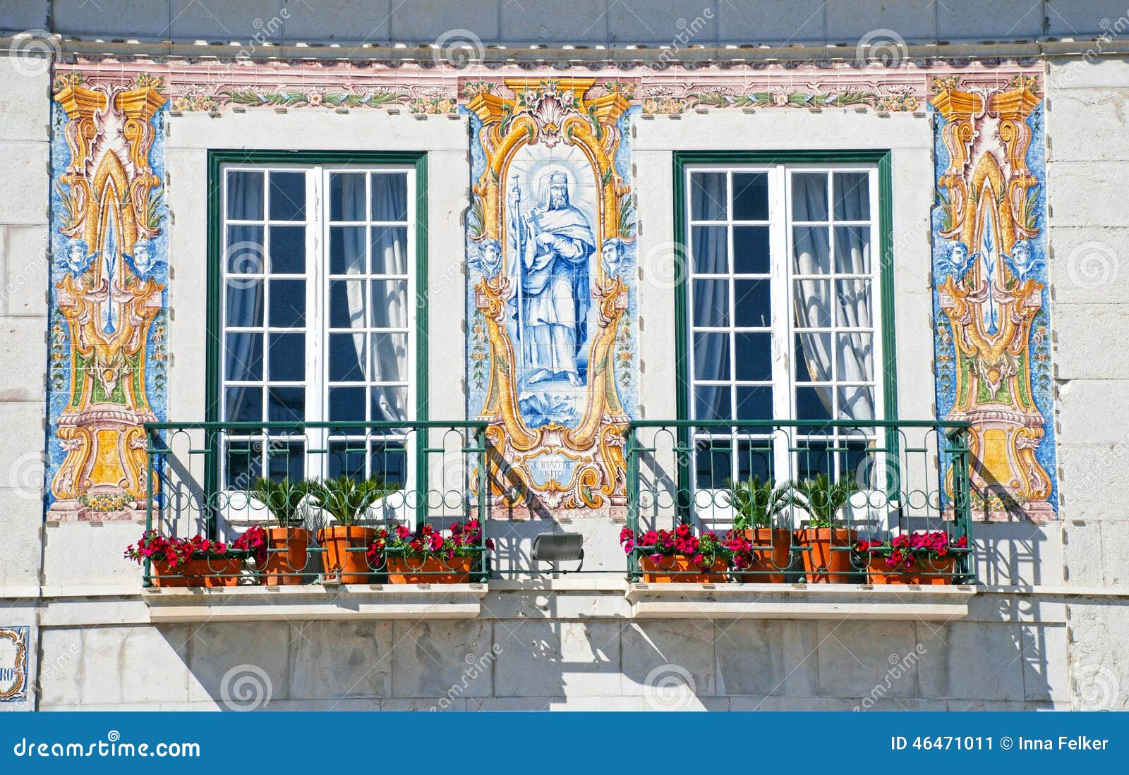 Portugal windows stock image. Image of building, light - 46471011