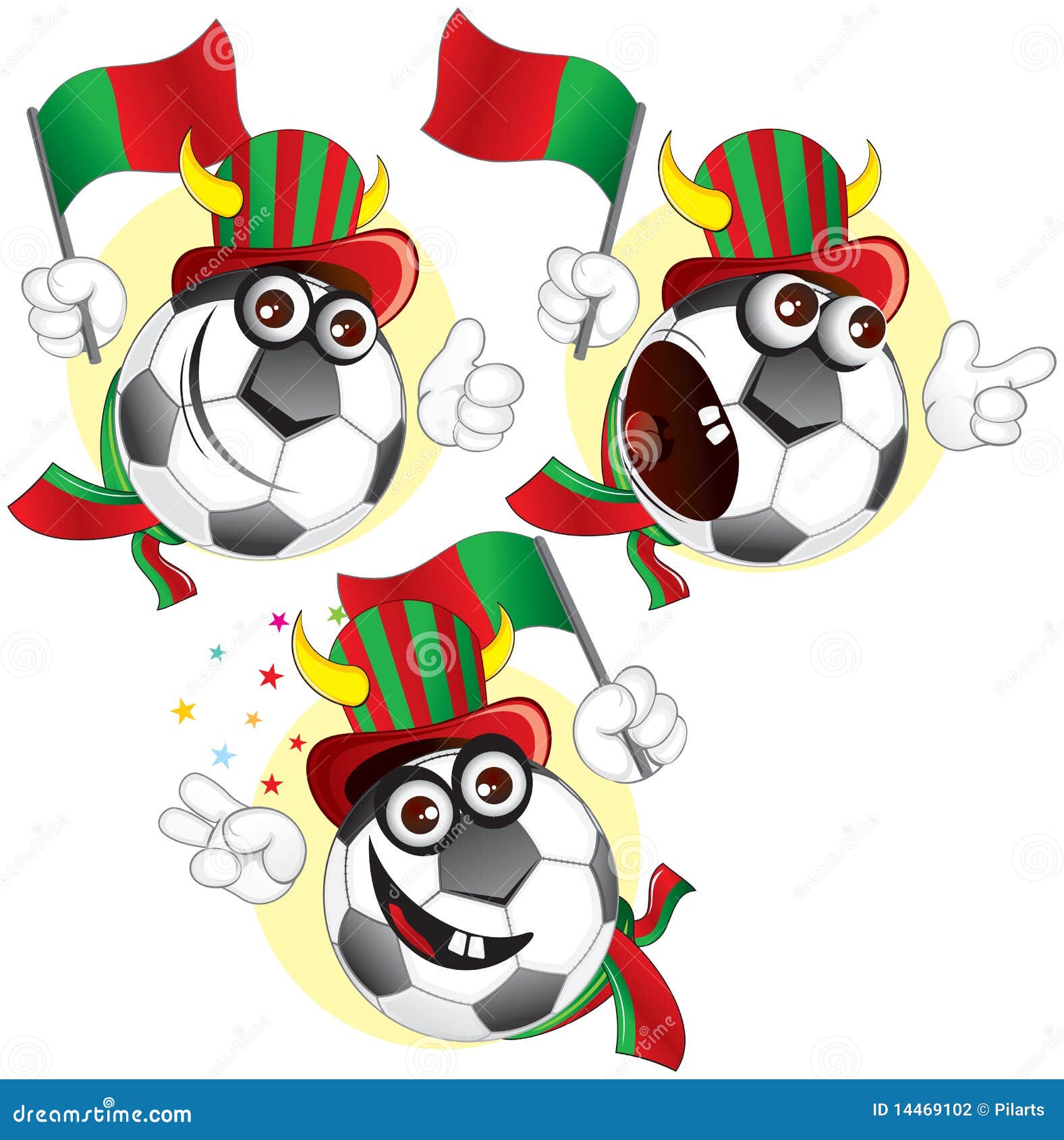 Portugalian cartoon ball stock vector. Illustration of nation - 14469102