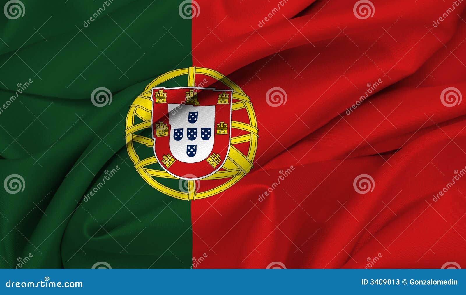 Portugese Flag - Portugal stock illustration. Illustration of isolated ...