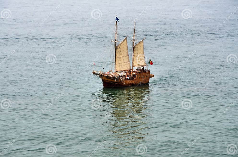 Portuguese caravel stock photo. Image of replica, sailing - 27258424