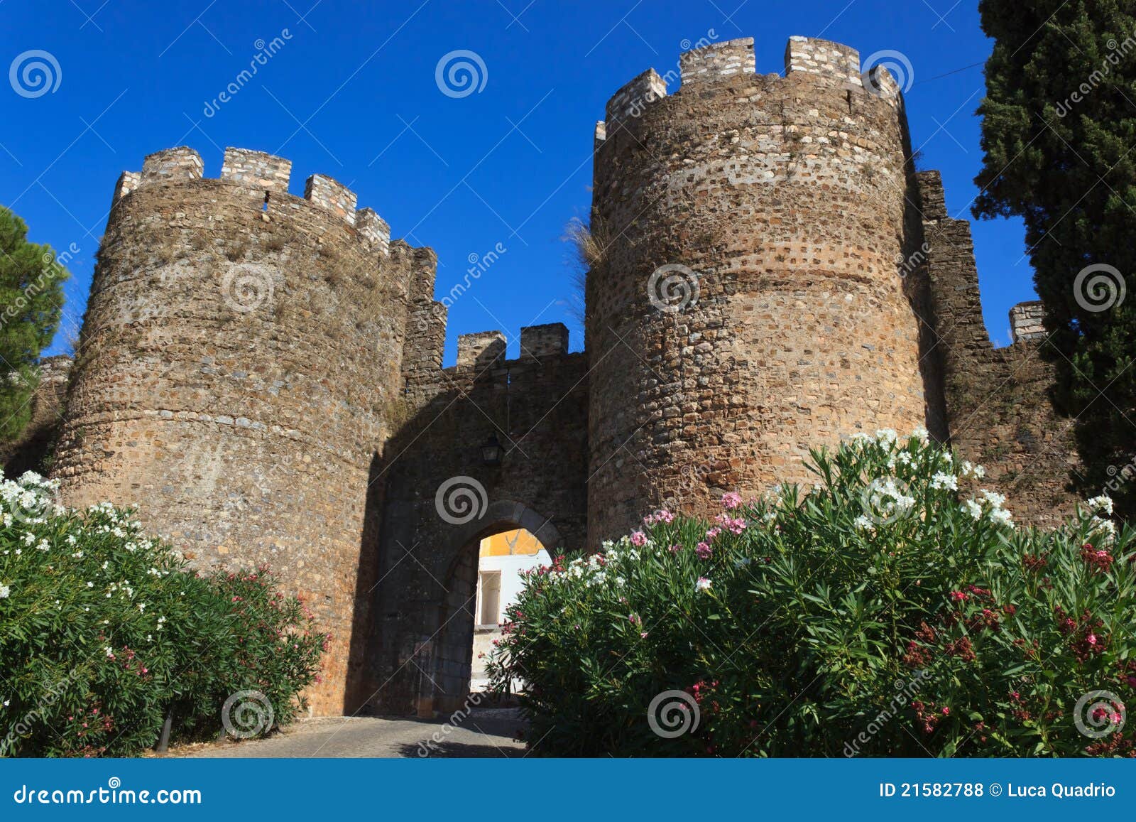 Portuguese Castle stock photo. Image of vila, beautiful - 21582788