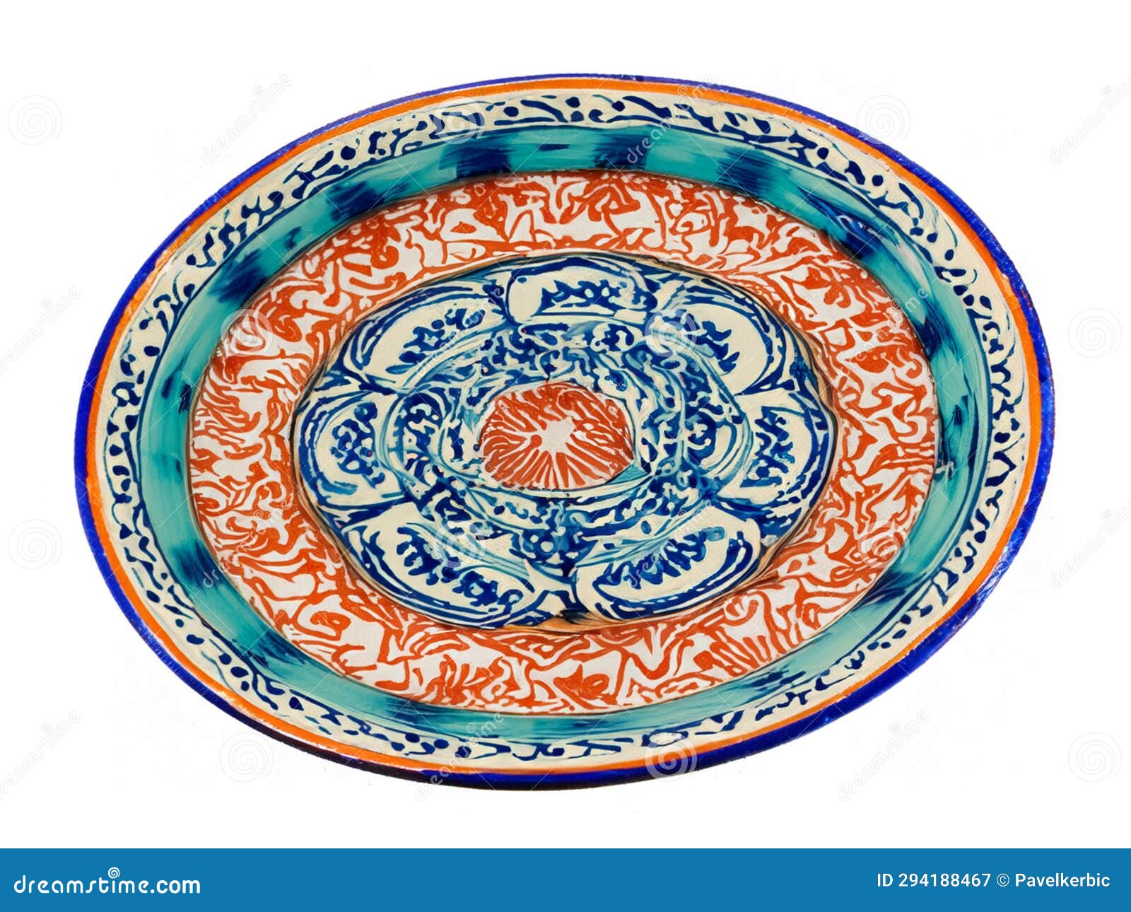 Portuguese Ceramic Plate stock illustration. Illustration of portuguese ...