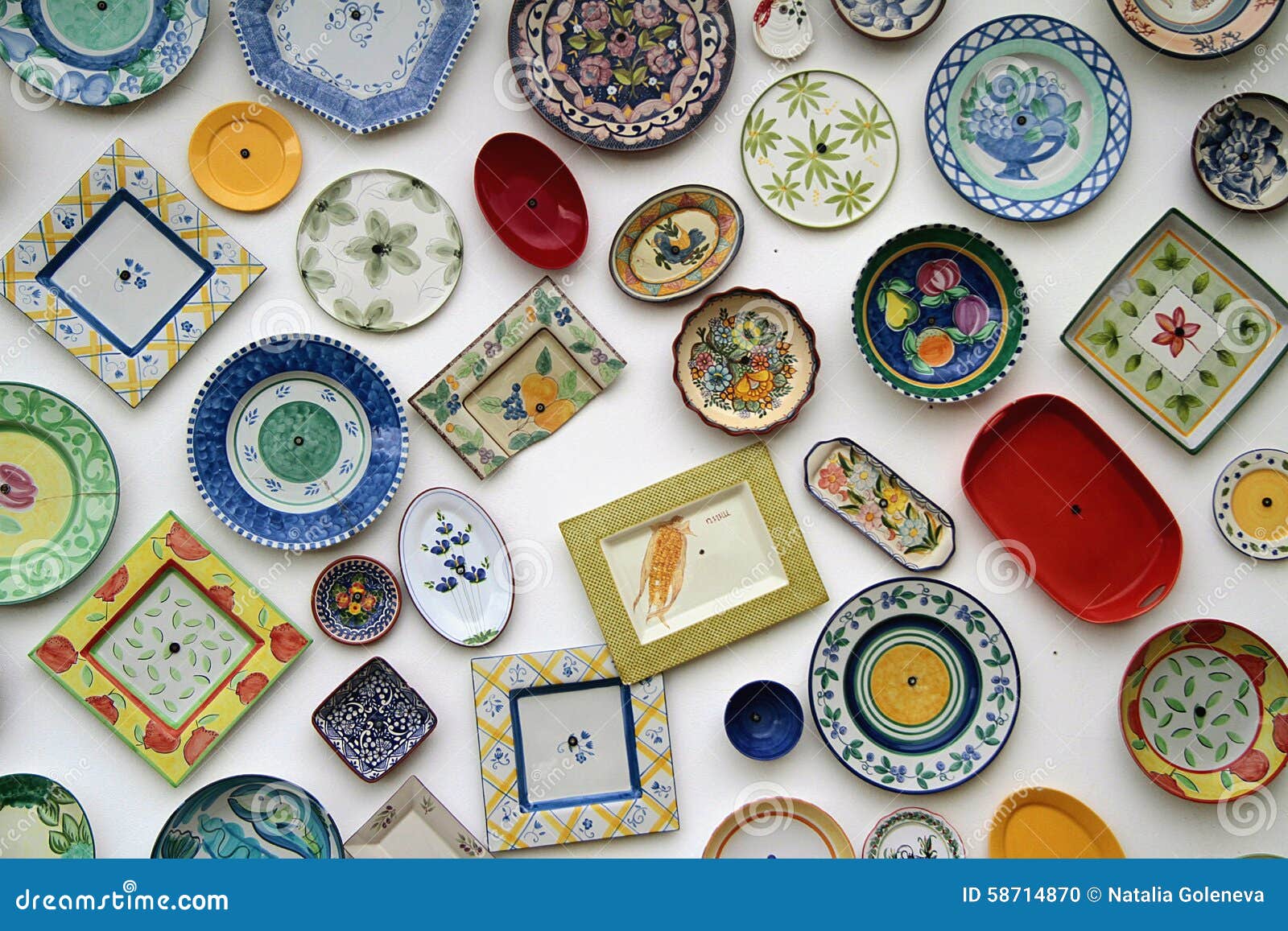 Portuguese ceramics stock photo. Image of decorated, saucer - 58714870