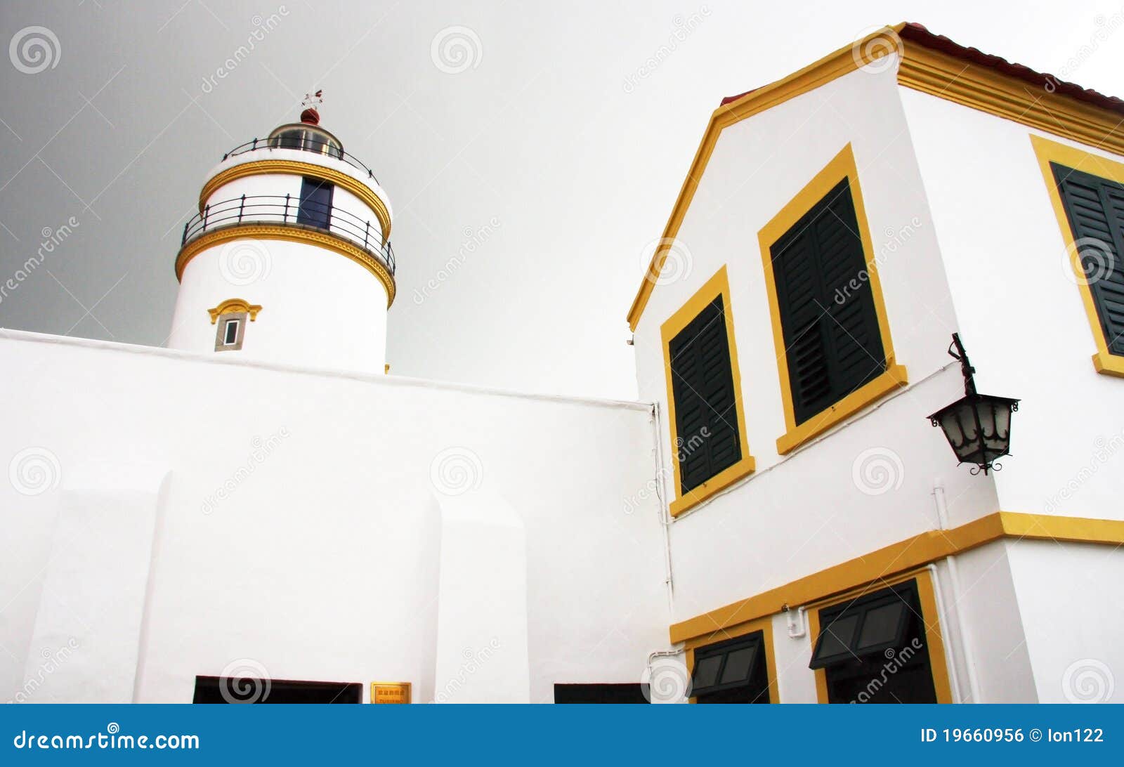 Portuguese Lighthouse in Macau Stock Photo - Image of macau, macao ...