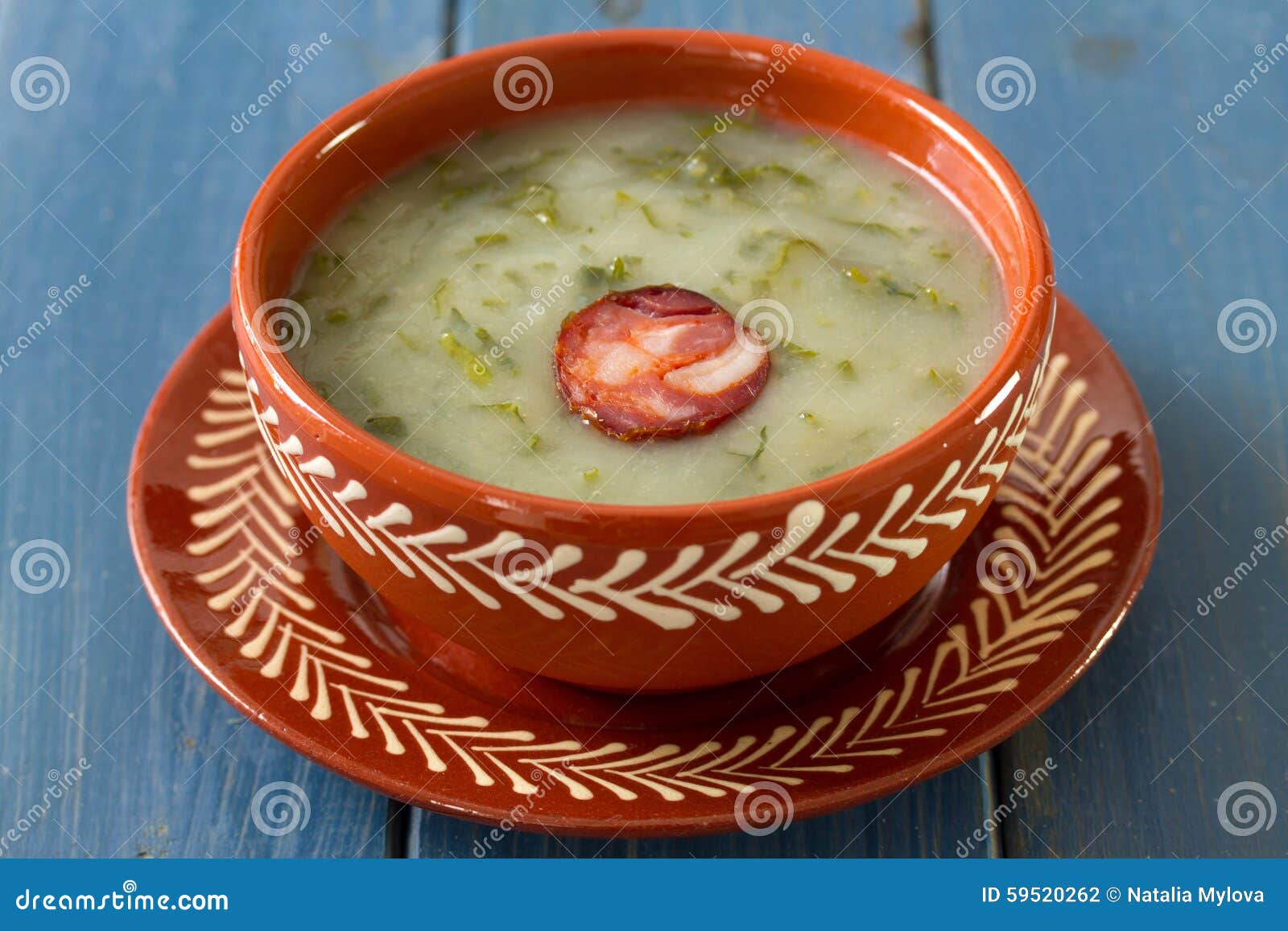 Caldo Verde Soup Royalty-Free Stock Photography | CartoonDealer.com ...