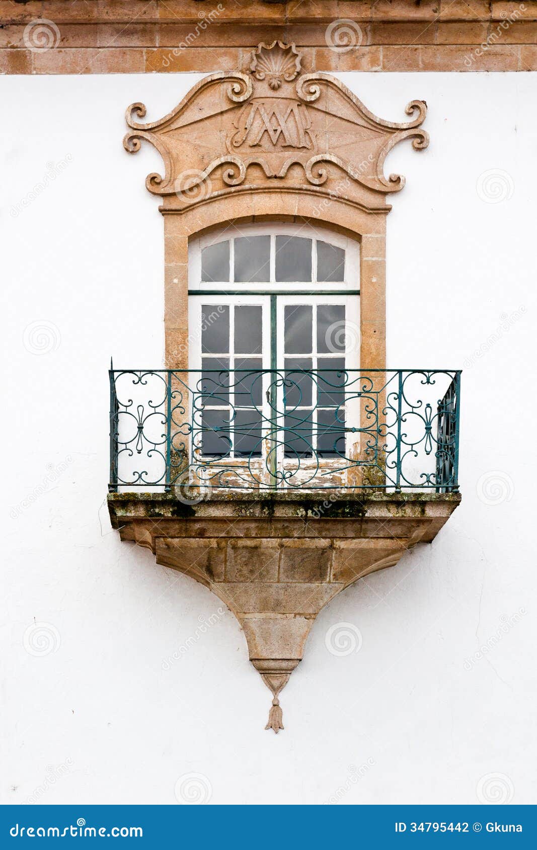 Portuguese Window stock photo. Image of house, balcony - 34795442