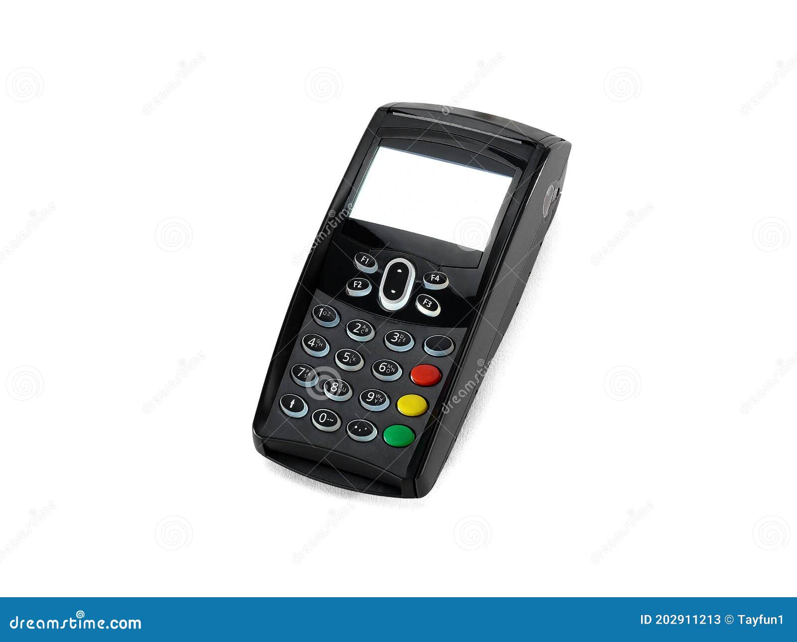 POS Machine, Payment by Credit Card Reader Stock Image - Image of ...