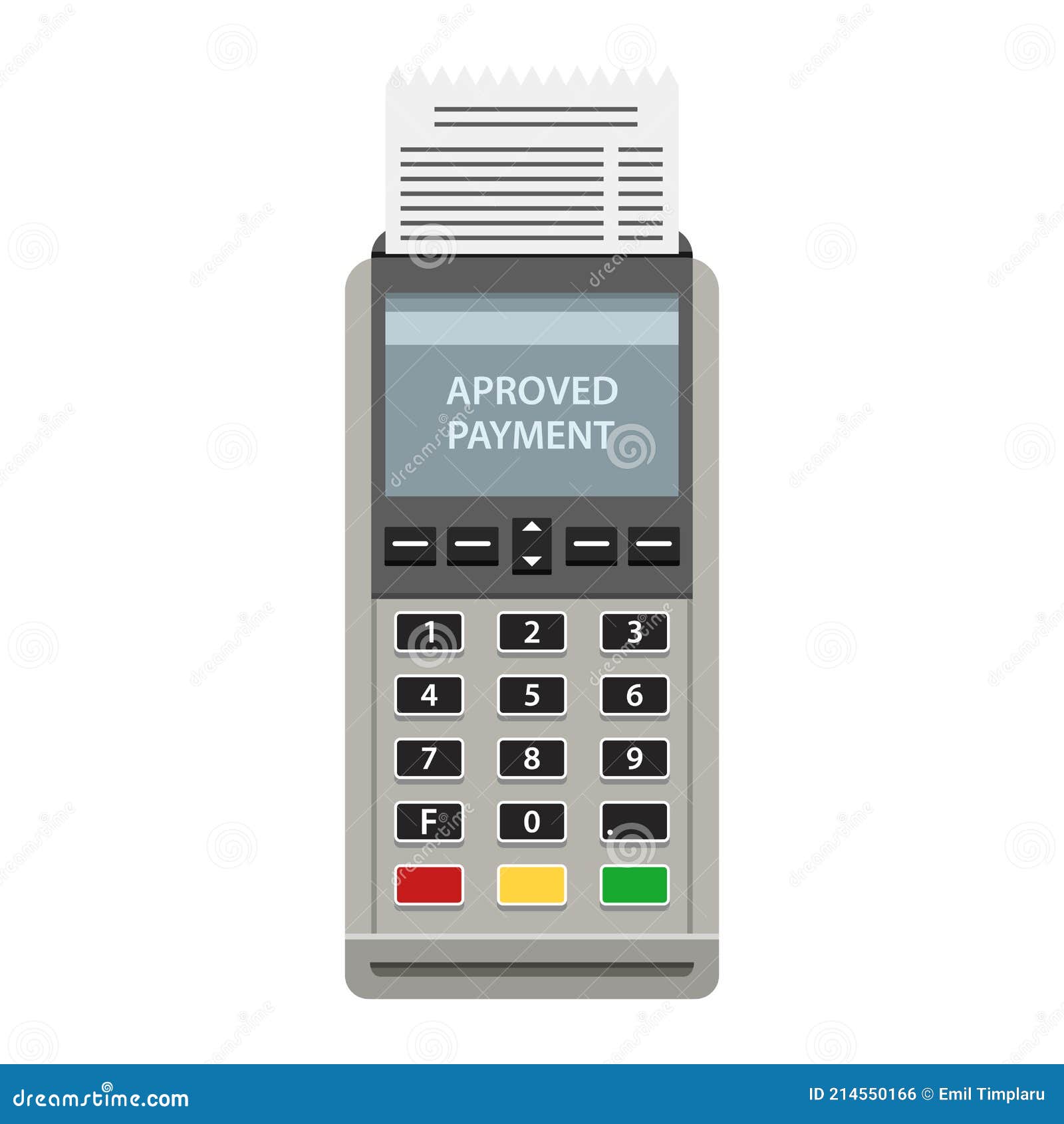Pos Machine Vector Design Illustration Stock Vector - Illustration of ...