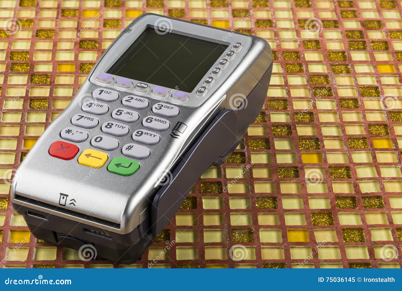 POS Payment Mobile Gprs Terminal Stock Image - Image of credit, mobile ...