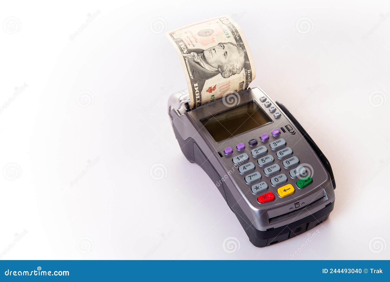 POS-terminal for Cashless Payment Stock Photo - Image of eplusmn ...