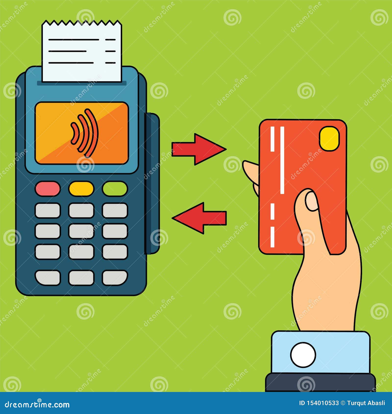 POS Terminal Confirms The Payment Made Through Mobile Phone Vector ... POS Terminal Confirms The Payment Made Through Mobile Phone Vector ...