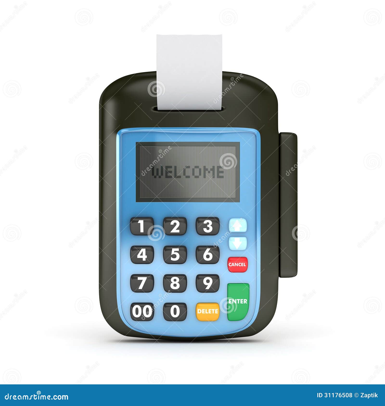 POS Terminal stock illustration. Illustration of card - 31176508