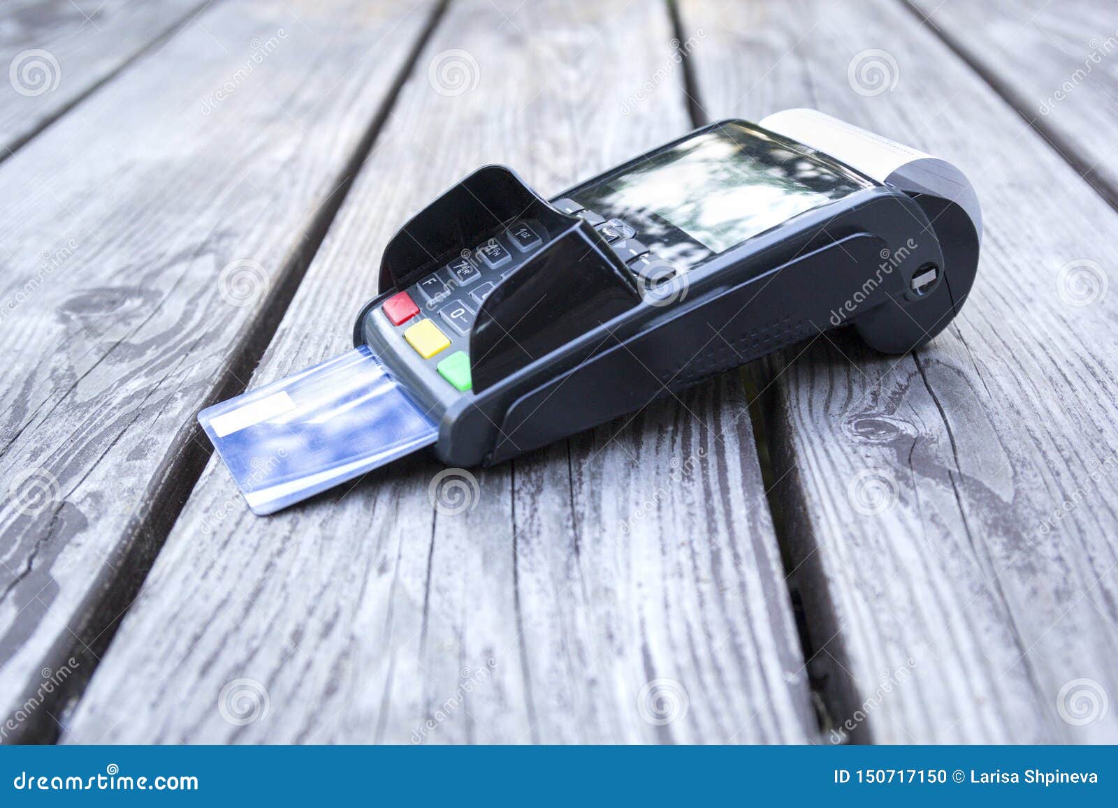 POS Terminal, Hand Swiping Credit Card, Payment with NFC Tecnology on ... POS Terminal, Hand Swiping Credit Card, Payment with NFC Tecnology on ...