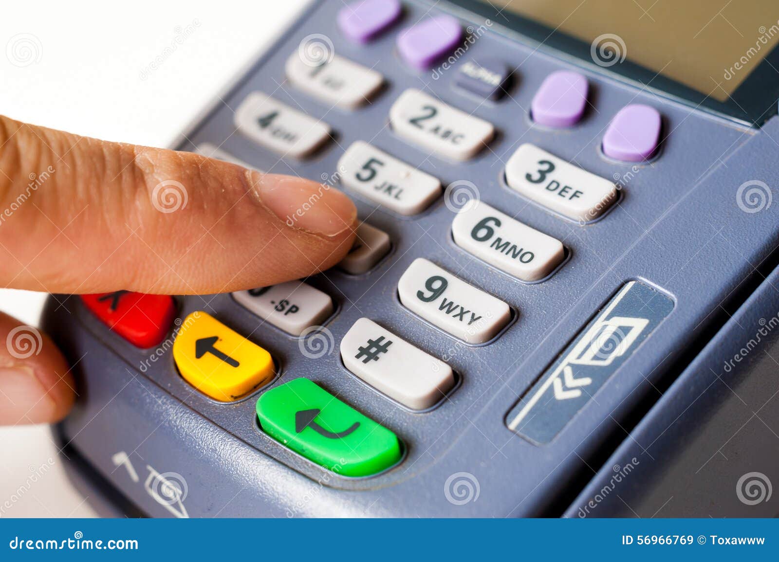 POS terminal stock image. Image of retail, machine, transaction - 56966769