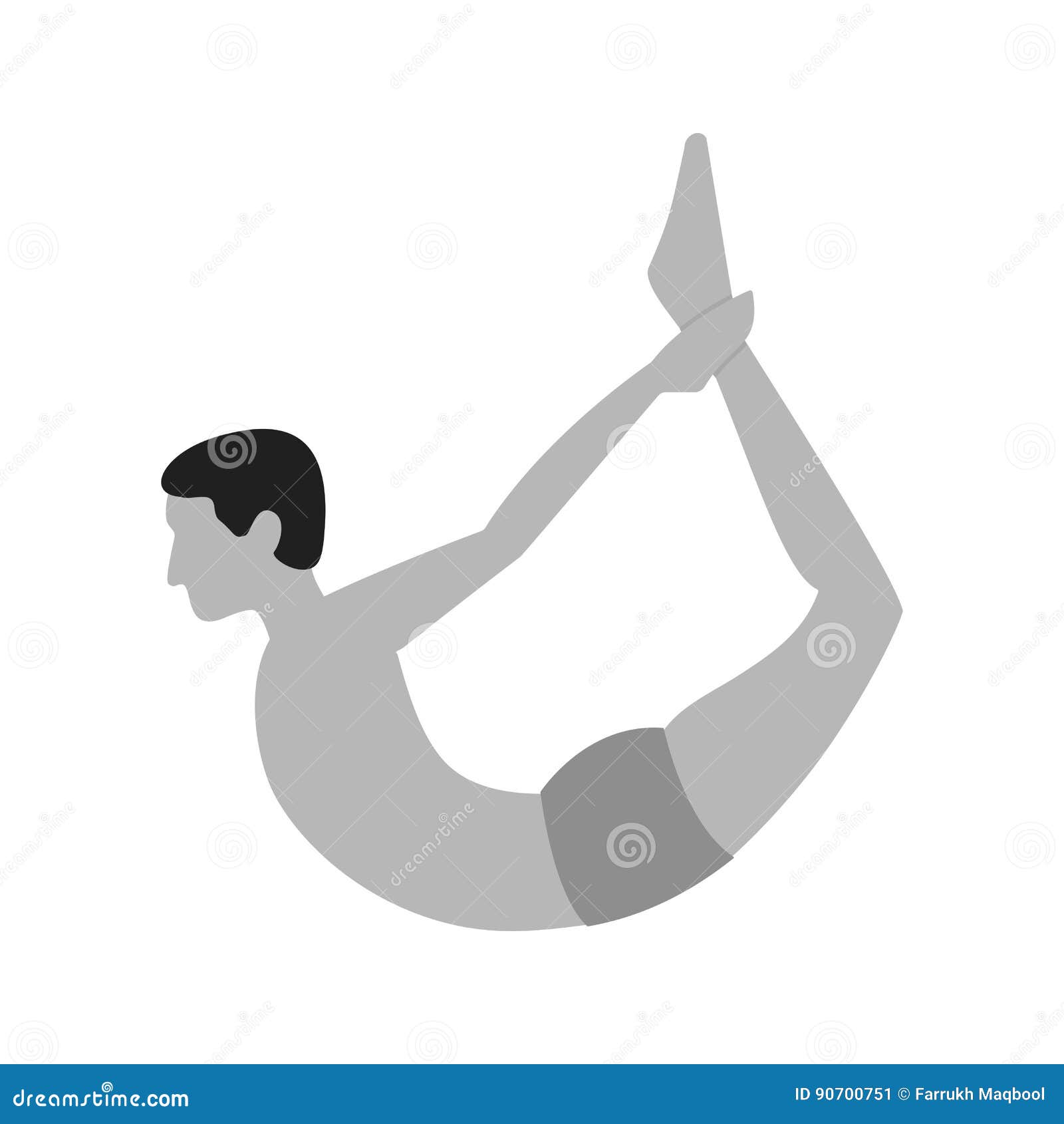 Pose d'arc illustration de vecteur. Illustration du concept - 90700751