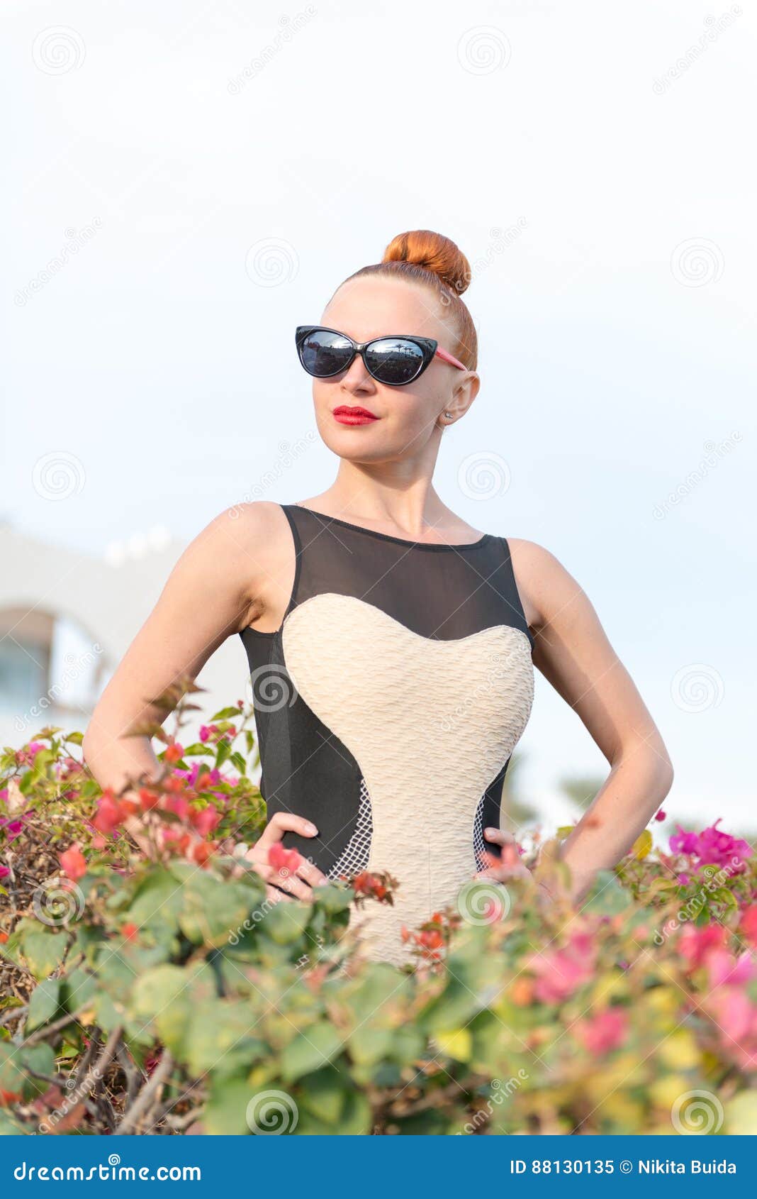 Pose de femme de mode image stock. Image du désir, beauté - 88130135