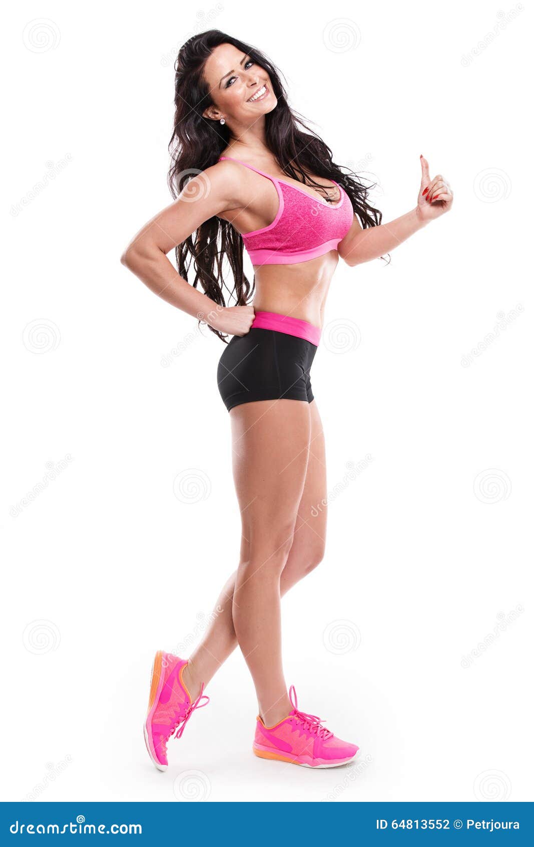 Pose De La Femme Sexy De Belle Forme Physique Photo Stock Image Du