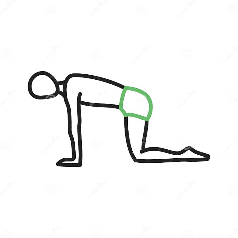 Pose de Tableau illustration de vecteur. Illustration du pose - 87587843