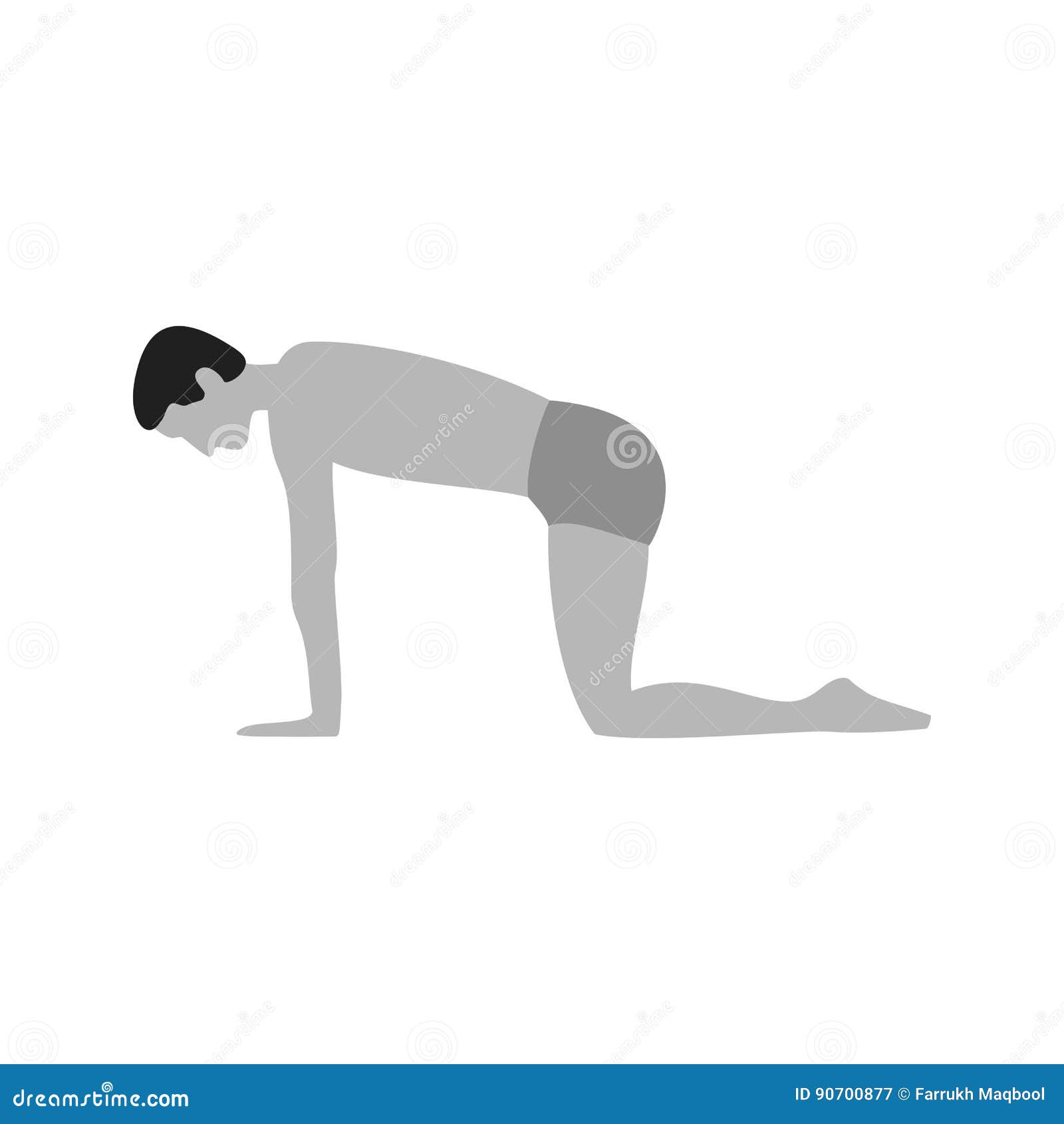 Pose de Tableau illustration stock. Illustration of équilibre - 90700877