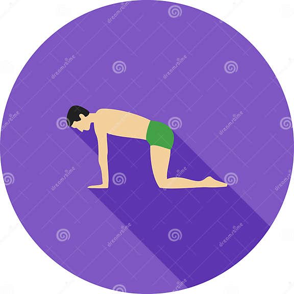 Pose de Tableau illustration de vecteur. Illustration du exercice ...