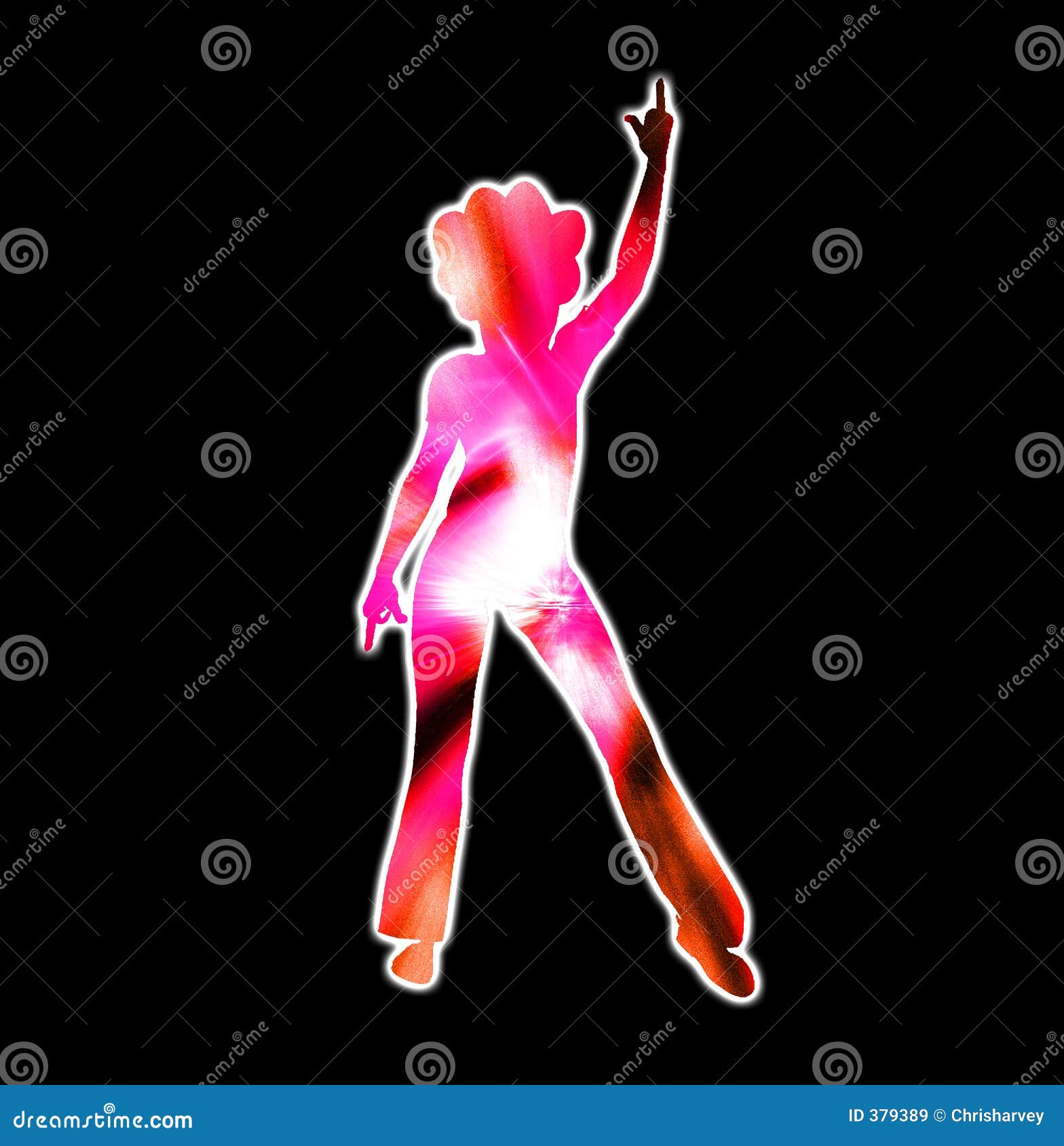 Pose it Disco 4 stock illustration. Illustration of active - 379389